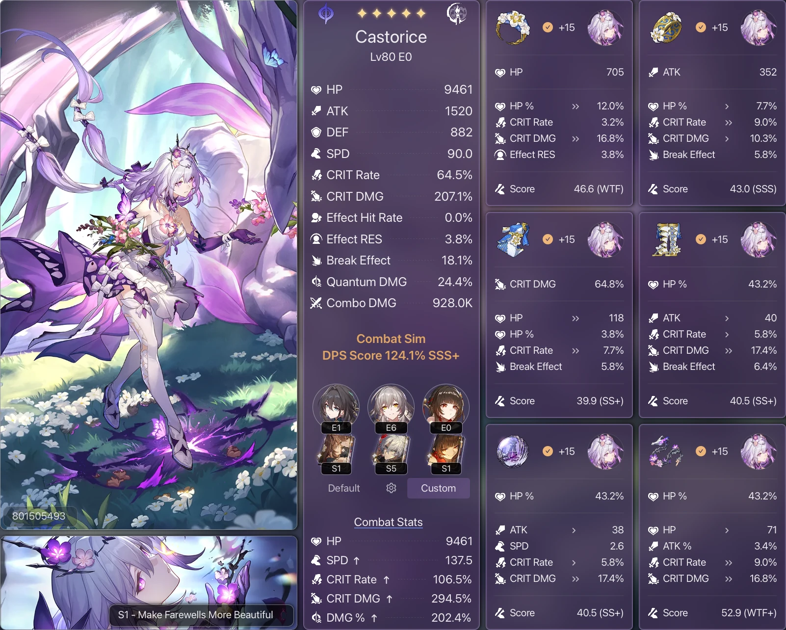Castorice build [read desc] Honkai: Star Rail | HoYoLAB