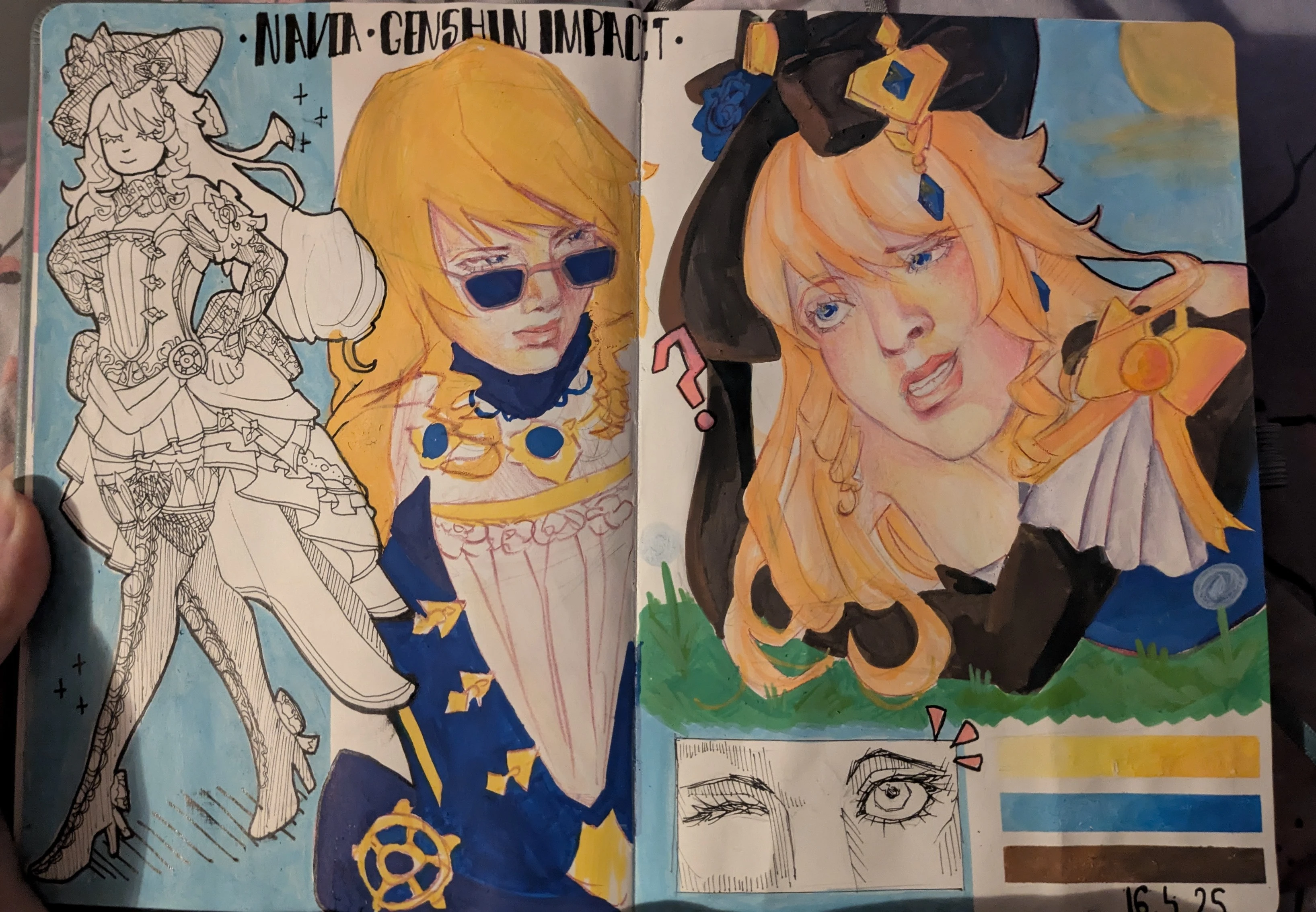 finished navia fan art Genshin Impact | HoYoLAB