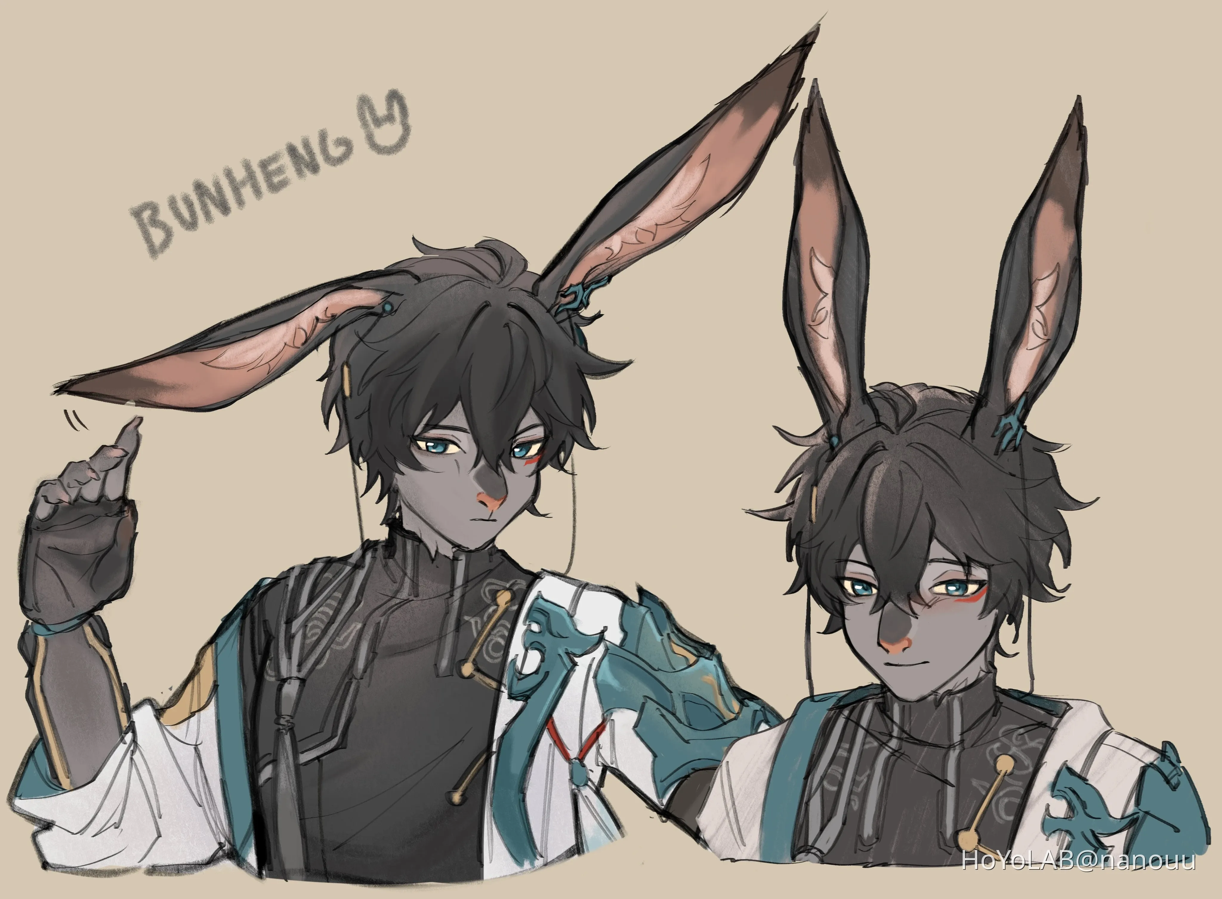 dan heng and jing yuan but furries Honkai: Star Rail | HoYoLAB
