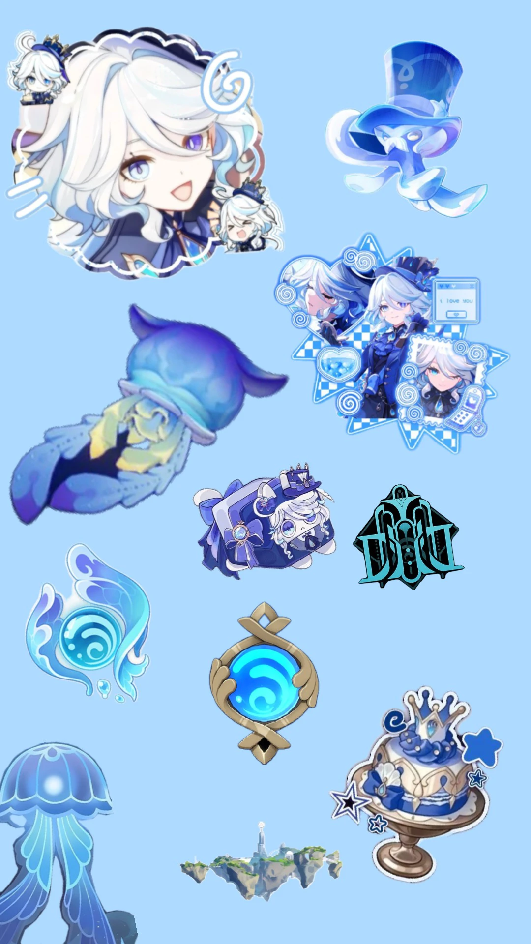 Free furina lockscreen and home screen Genshin Impact | HoYoLAB