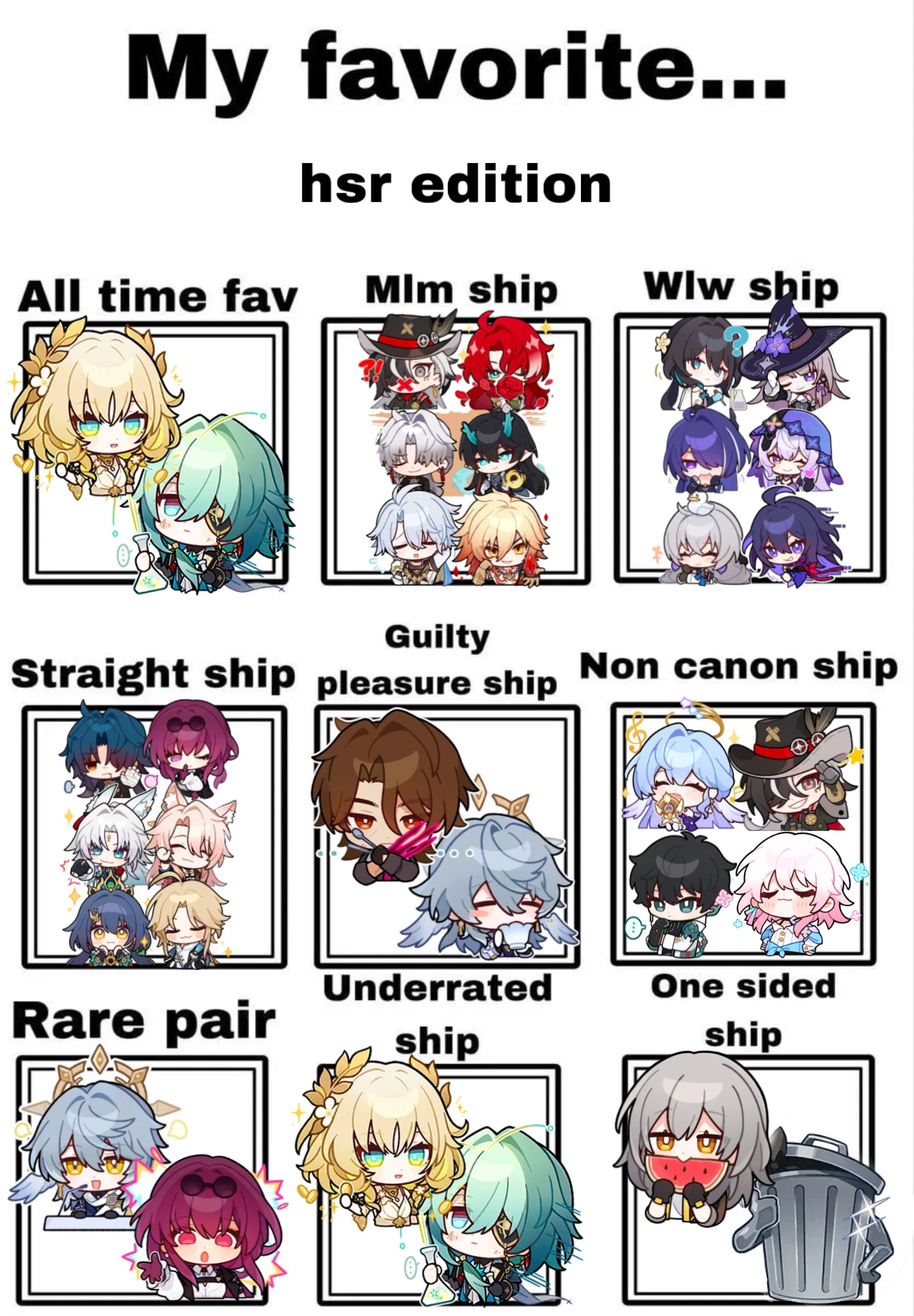 my fav hsr ships (tw: opinion) Honkai: Star Rail | HoYoLAB