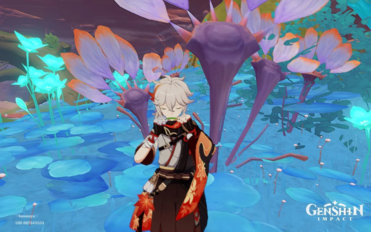 lets take some rest with kazuha and wait for another event. also i want ...