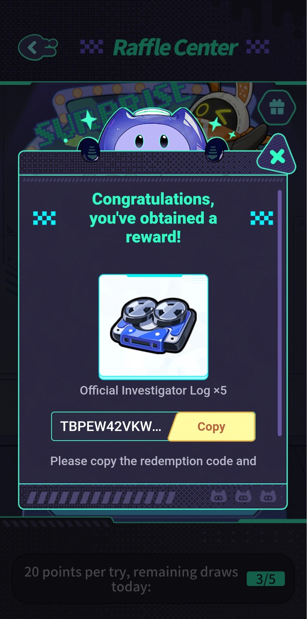 One-Time Redeemable Codes!! Zenless Zone Zero | HoYoLAB