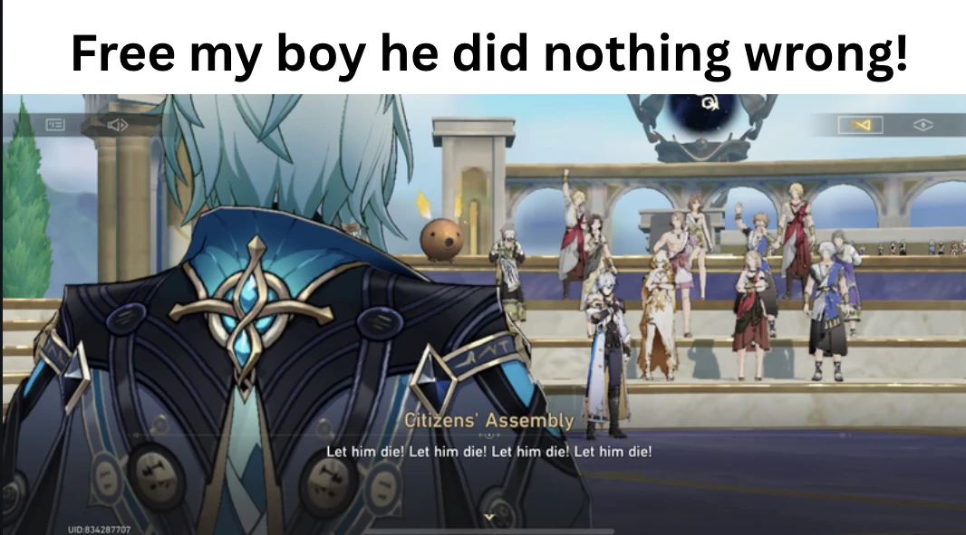 Free my boy he did nothing wrong 😔 Honkai: Star Rail | HoYoLAB
