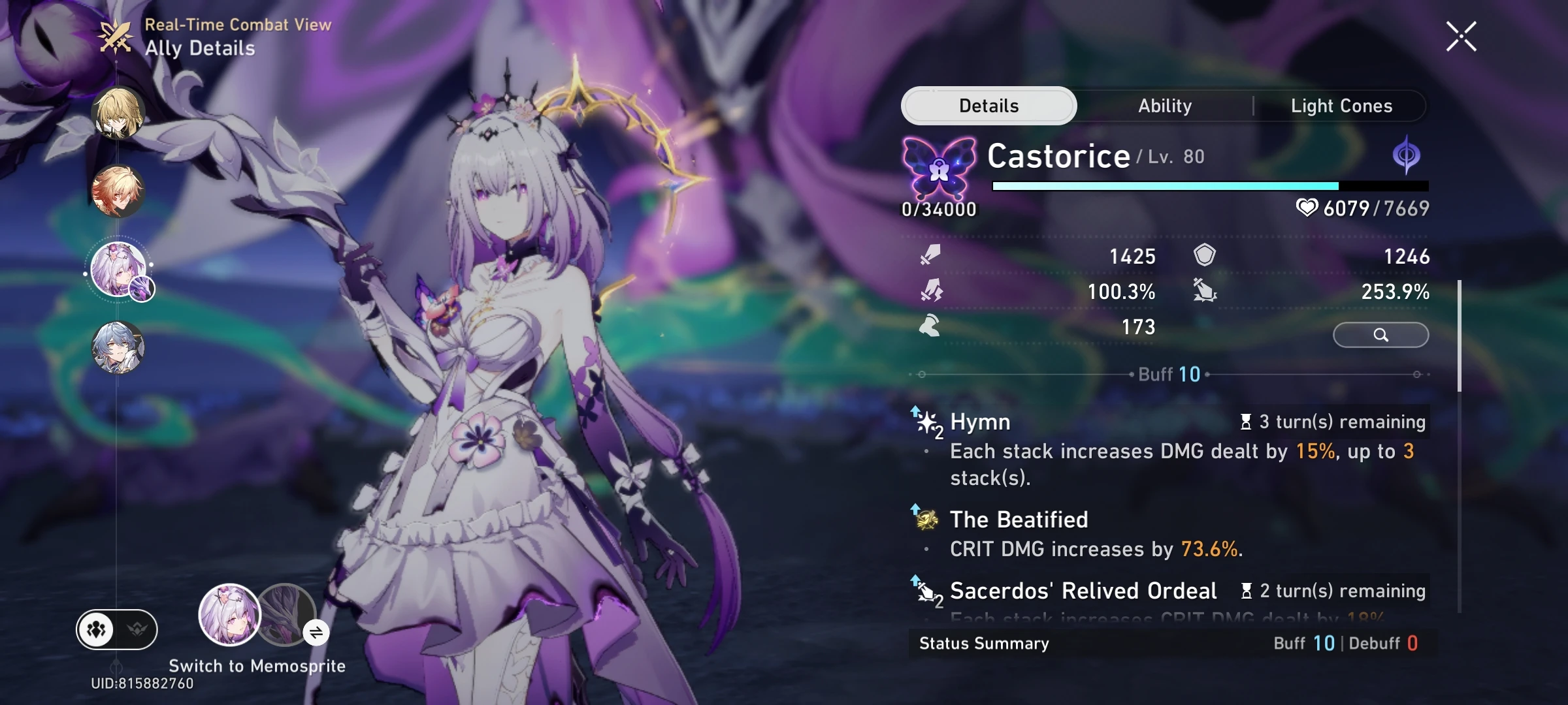 i made a fast Castorice Honkai: Star Rail | HoYoLAB
