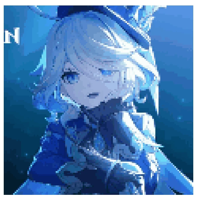 furina pixel art! this took 5 hours Genshin Impact | HoYoLAB