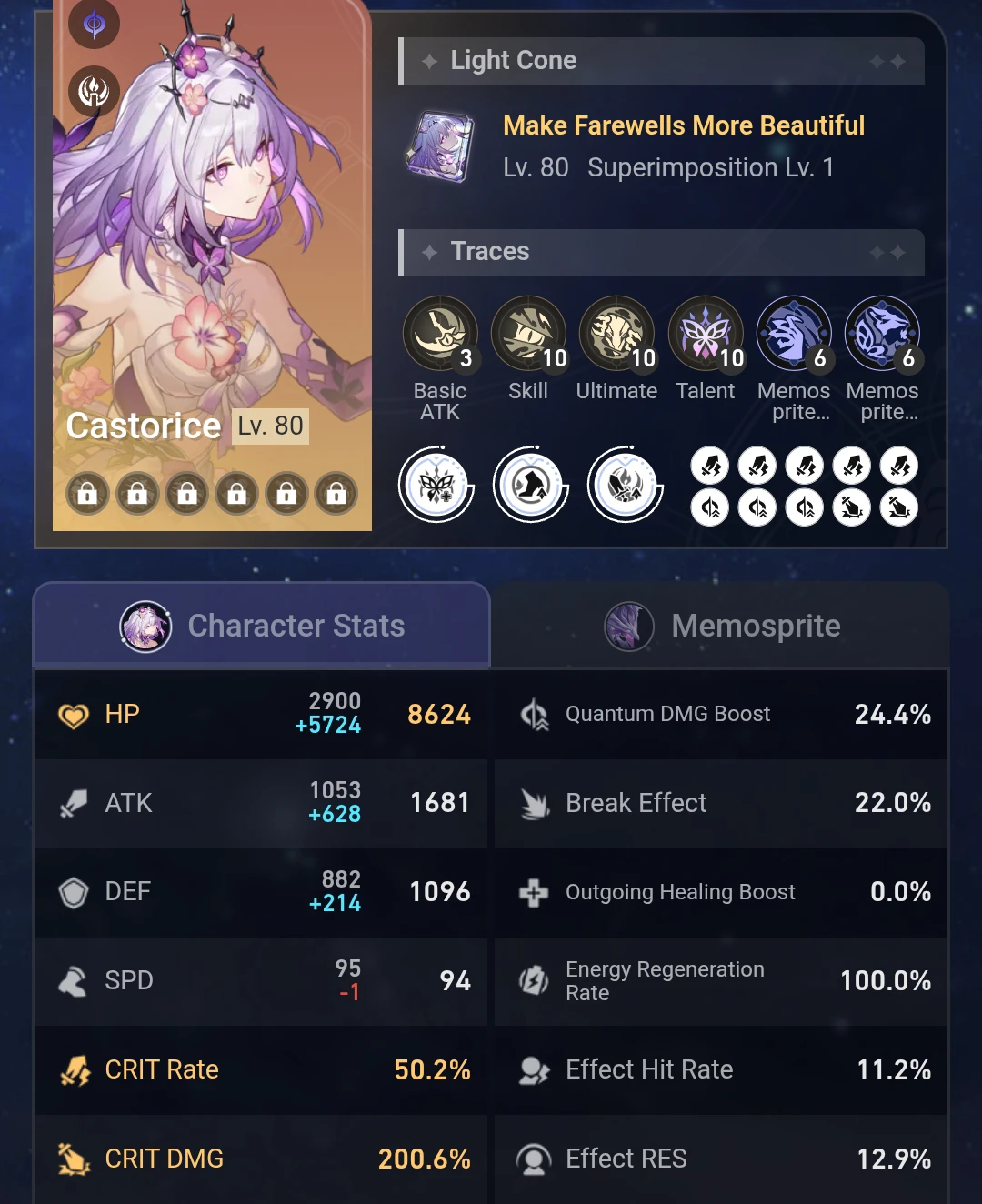 Rate my Castorice build!! Honkai: Star Rail | HoYoLAB