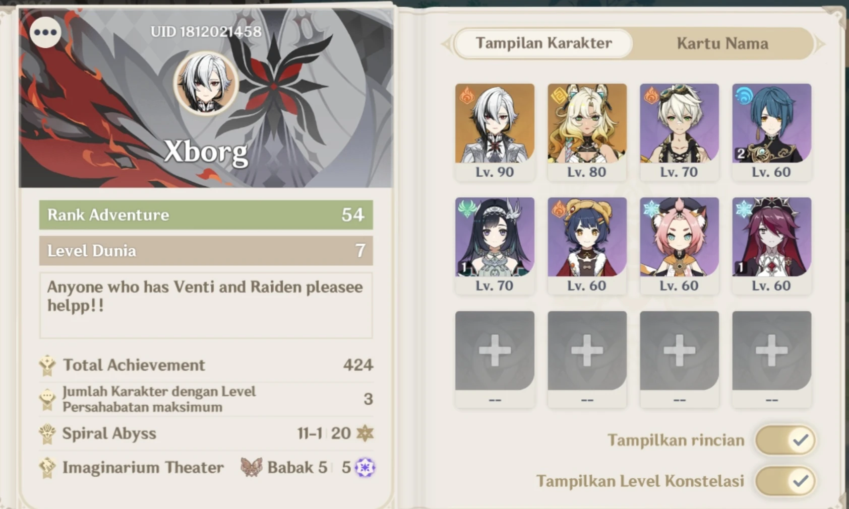 Should I pull her C2? Or wait for another character banner for the ...