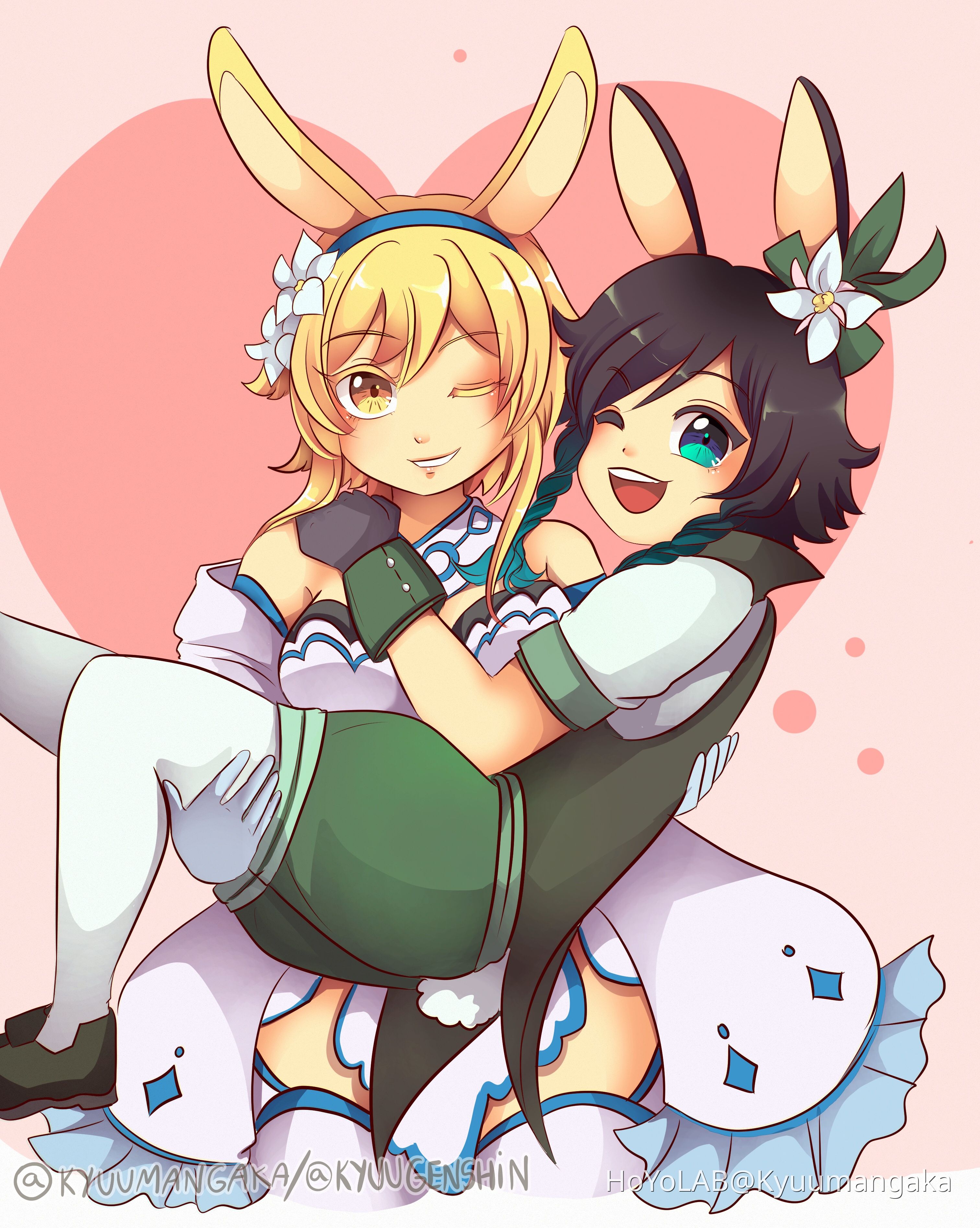 Happy Easter (with Venlumi fanart) Genshin Impact | HoYoLAB