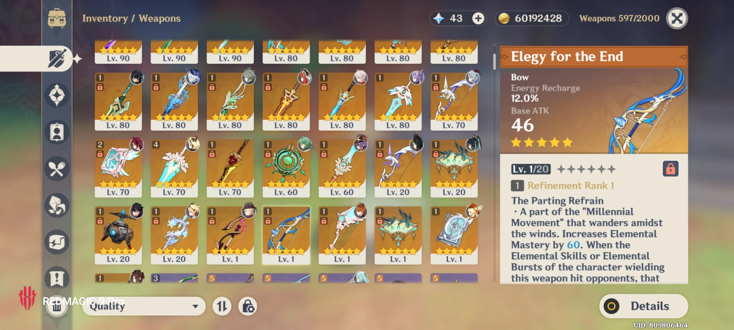 my luck this patch was... Genshin Impact | HoYoLAB