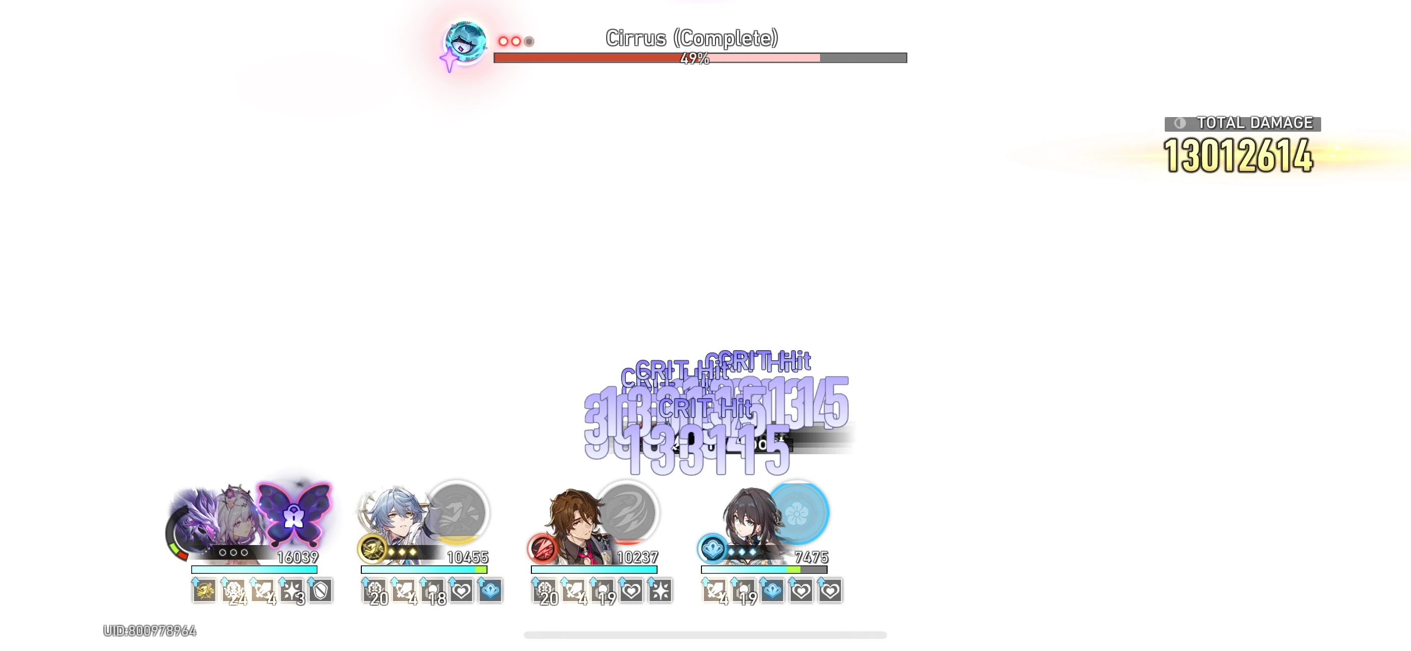 Look at that dmg cas chan is something else Honkai: Star Rail | HoYoLAB