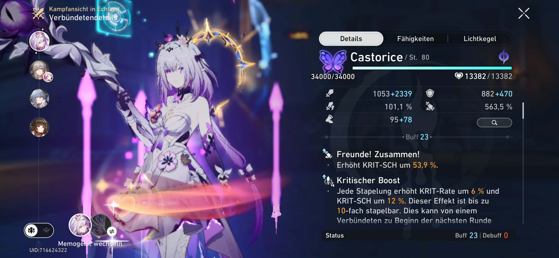 100 Million Castorice (+ build) Honkai: Star Rail | HoYoLAB