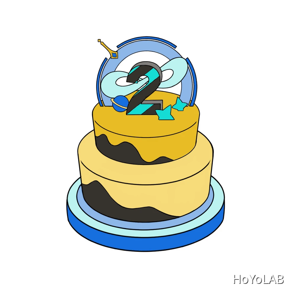 HSR 2nd Anniversary Cake Honkai: Star Rail | HoYoLAB