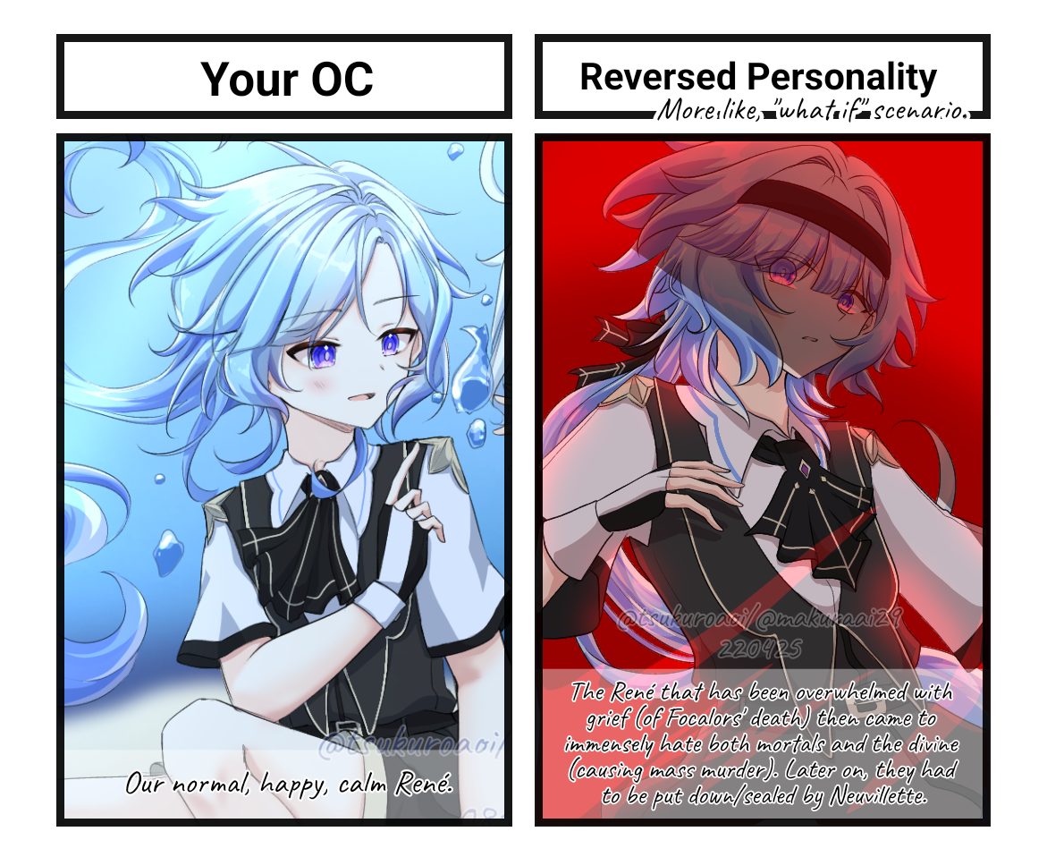 (OC Doodle) "What if" Scenario... Genshin Impact | HoYoLAB