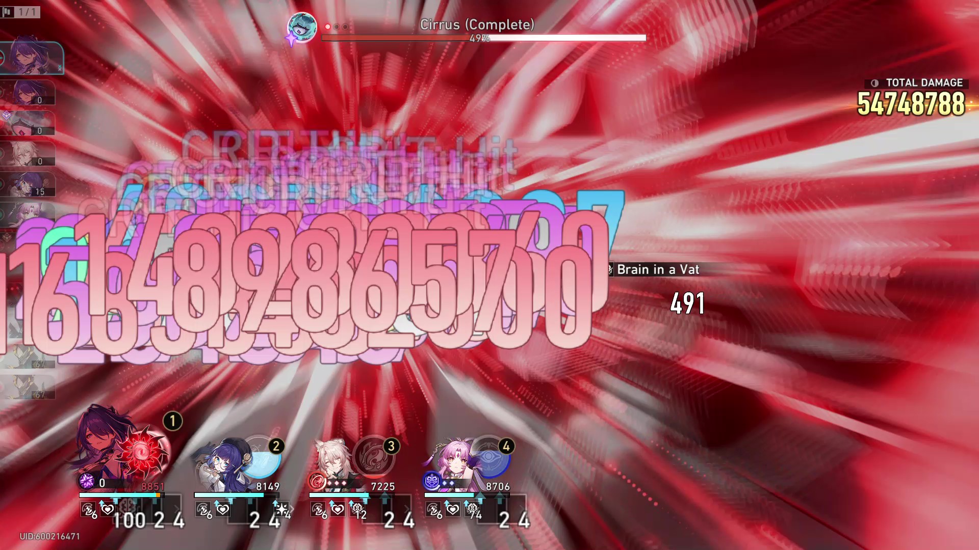 A Lot of Numbers, ft. Acheron in DU (E1S1, with Jiaoqiu, E6 Pela, and ...