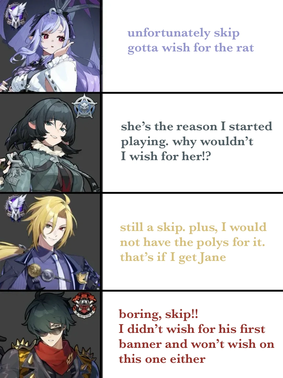 Updated 1.7 wishing plans Zenless Zone Zero | HoYoLAB