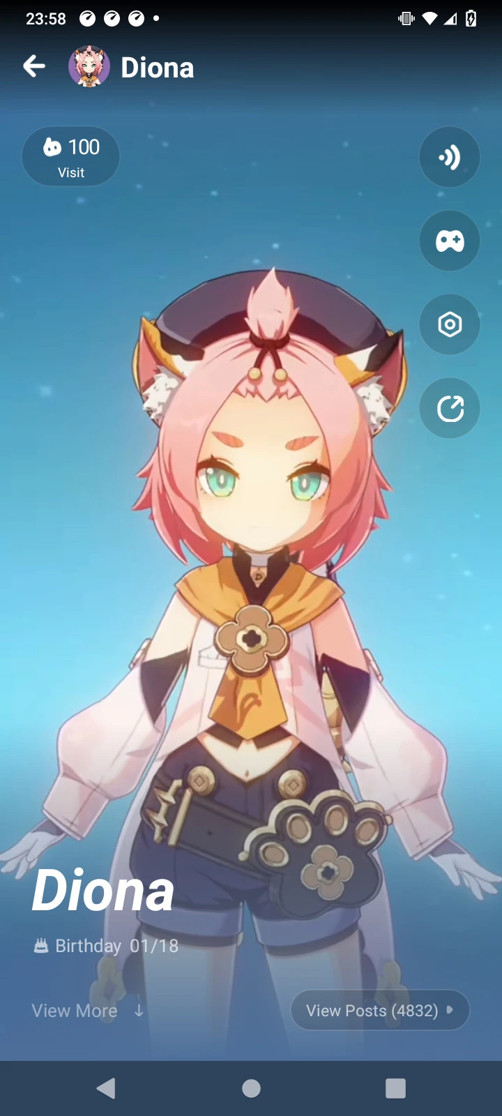 Celebrating 100 visit points! 🎊 Genshin Impact | HoYoLAB