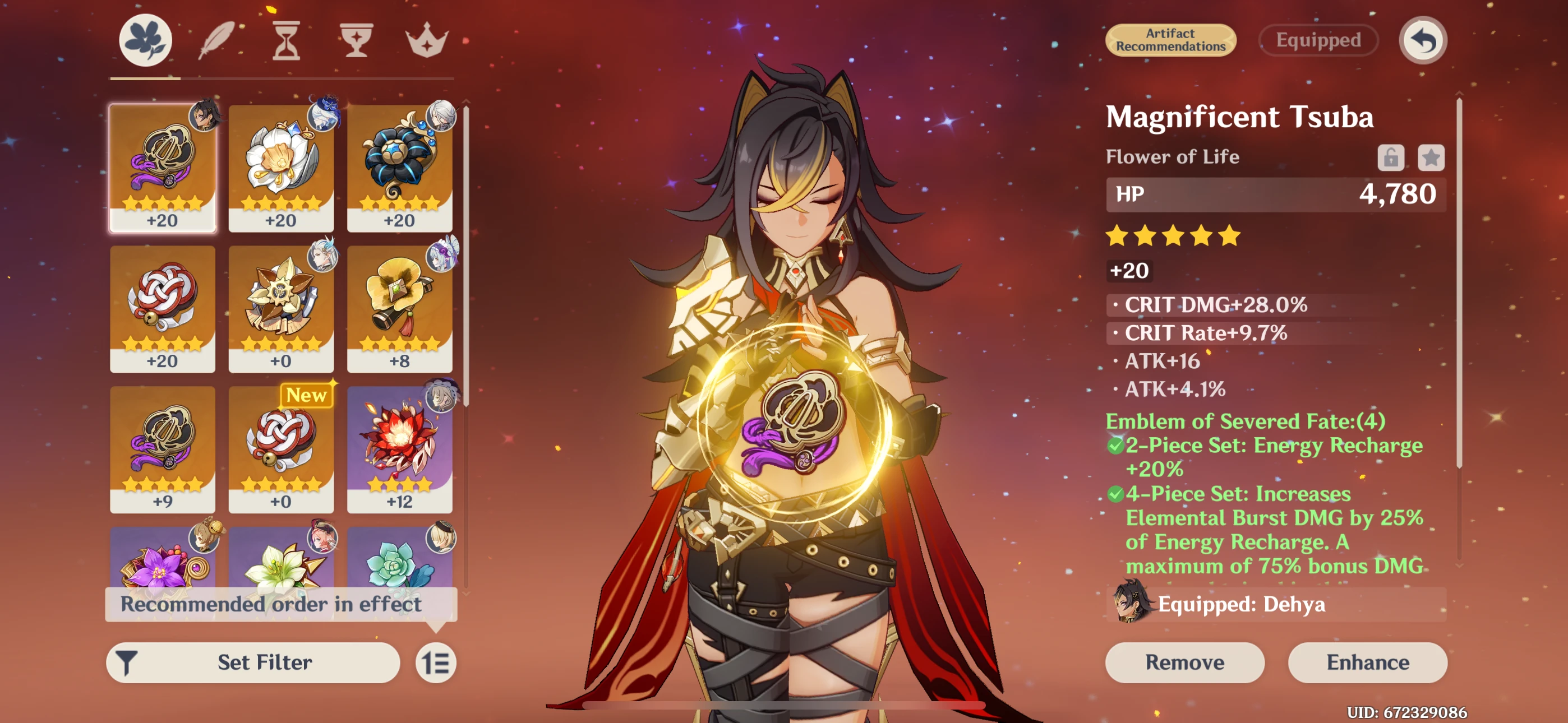 In progress Dehya build! Genshin Impact | HoYoLAB