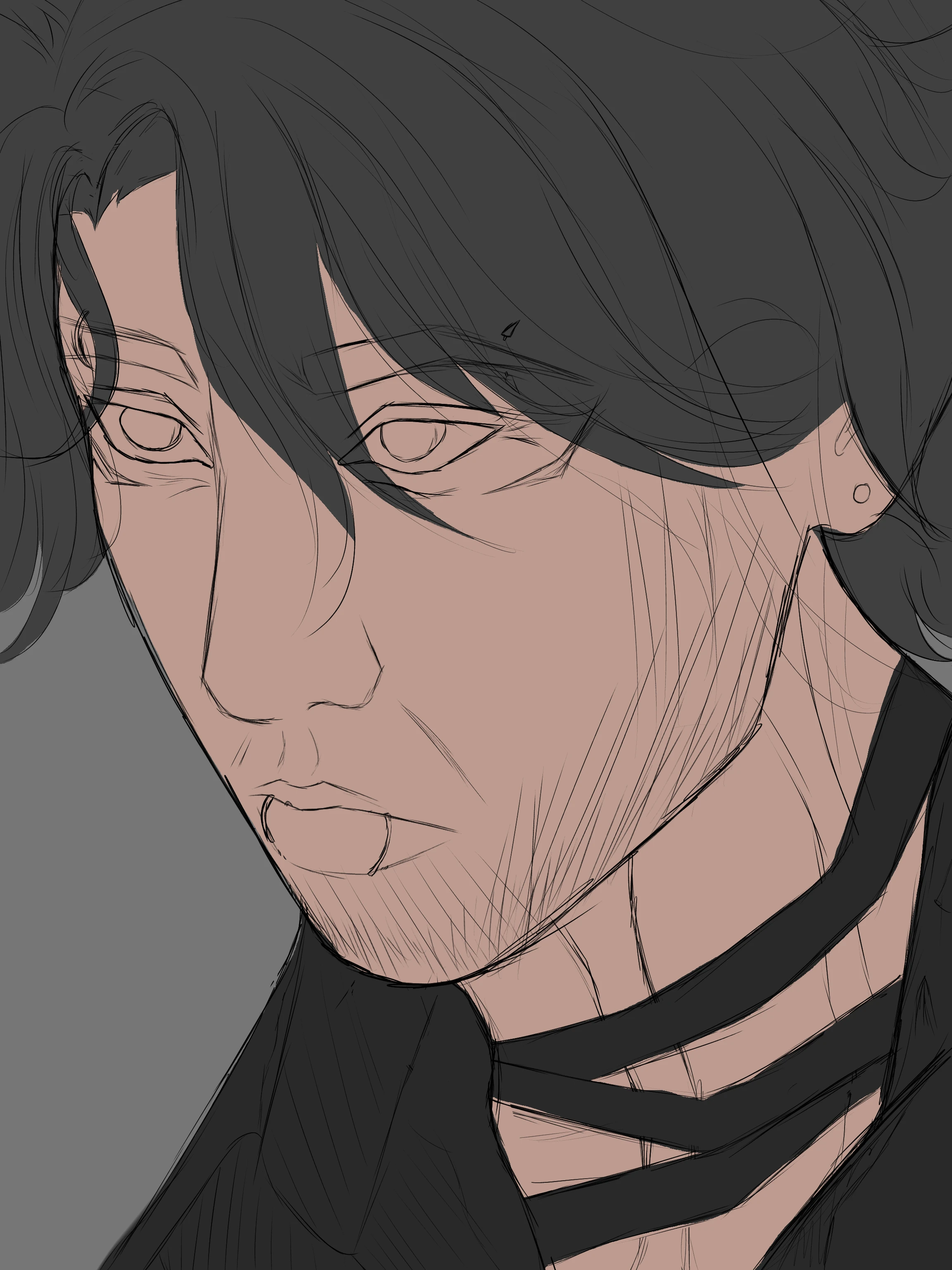 Wriothesley Sketch + Base color Genshin Impact | HoYoLAB