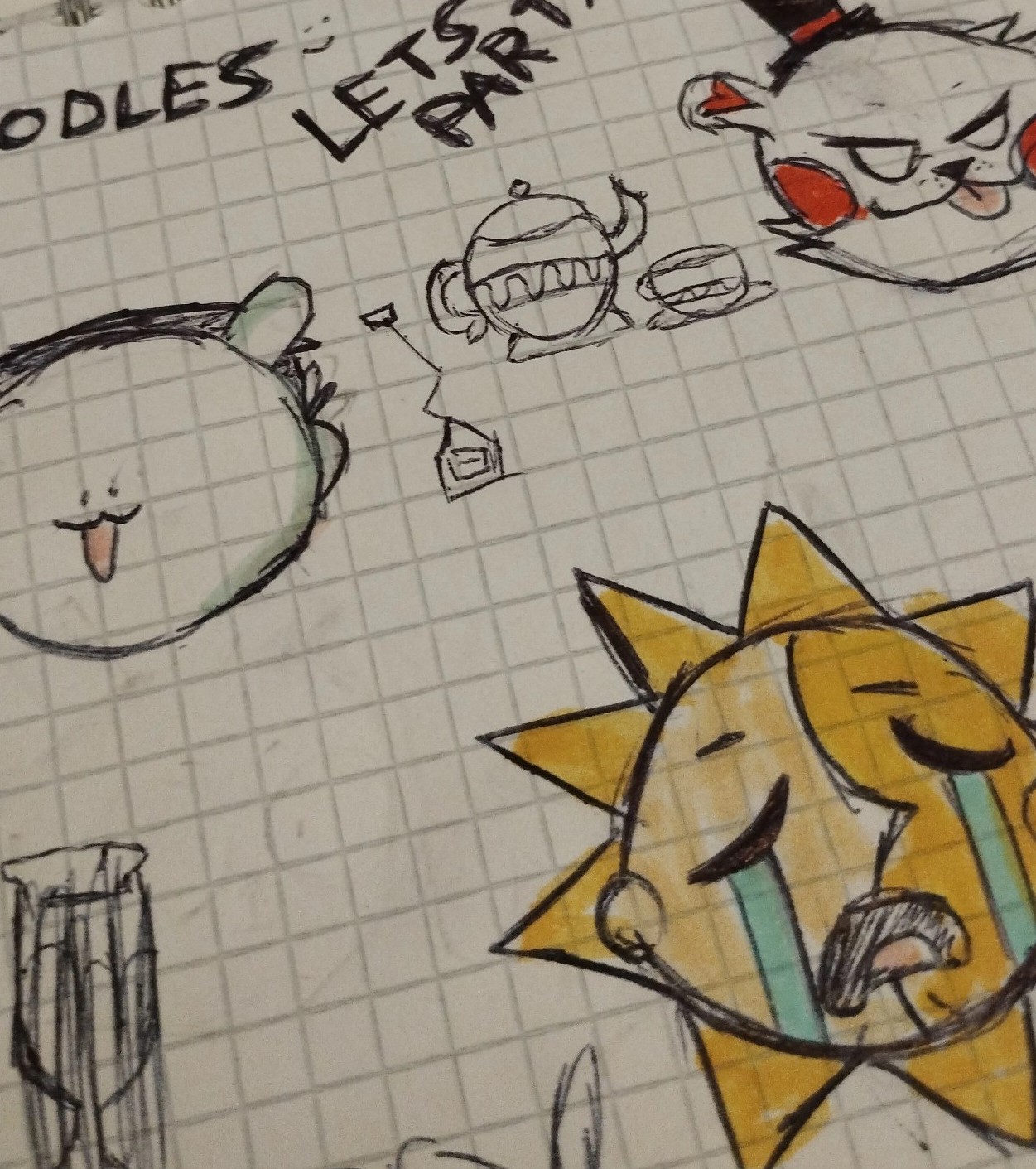 Some goofy FnaF doodles🙈💫 | HoYoLAB