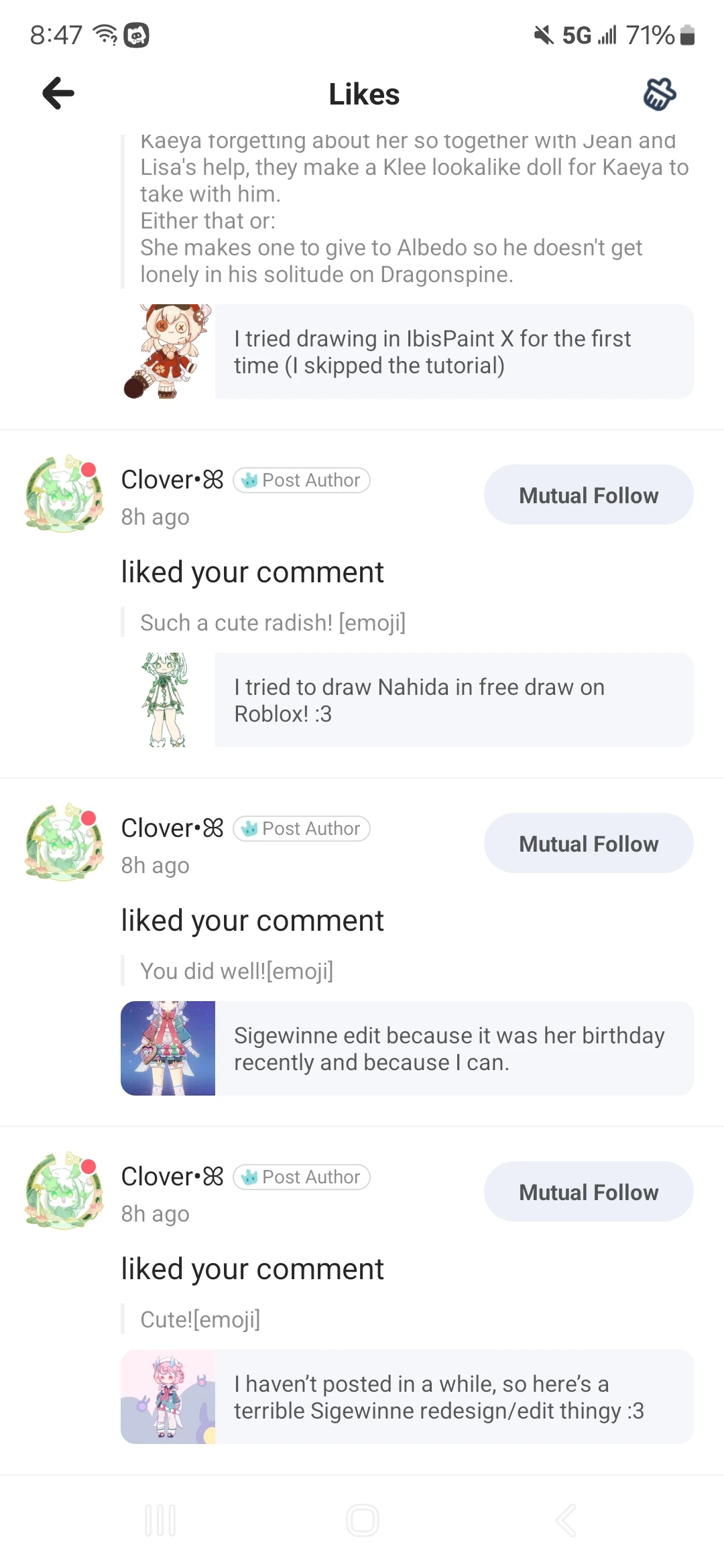 So uh. . . (Read Description) | HoYoLAB