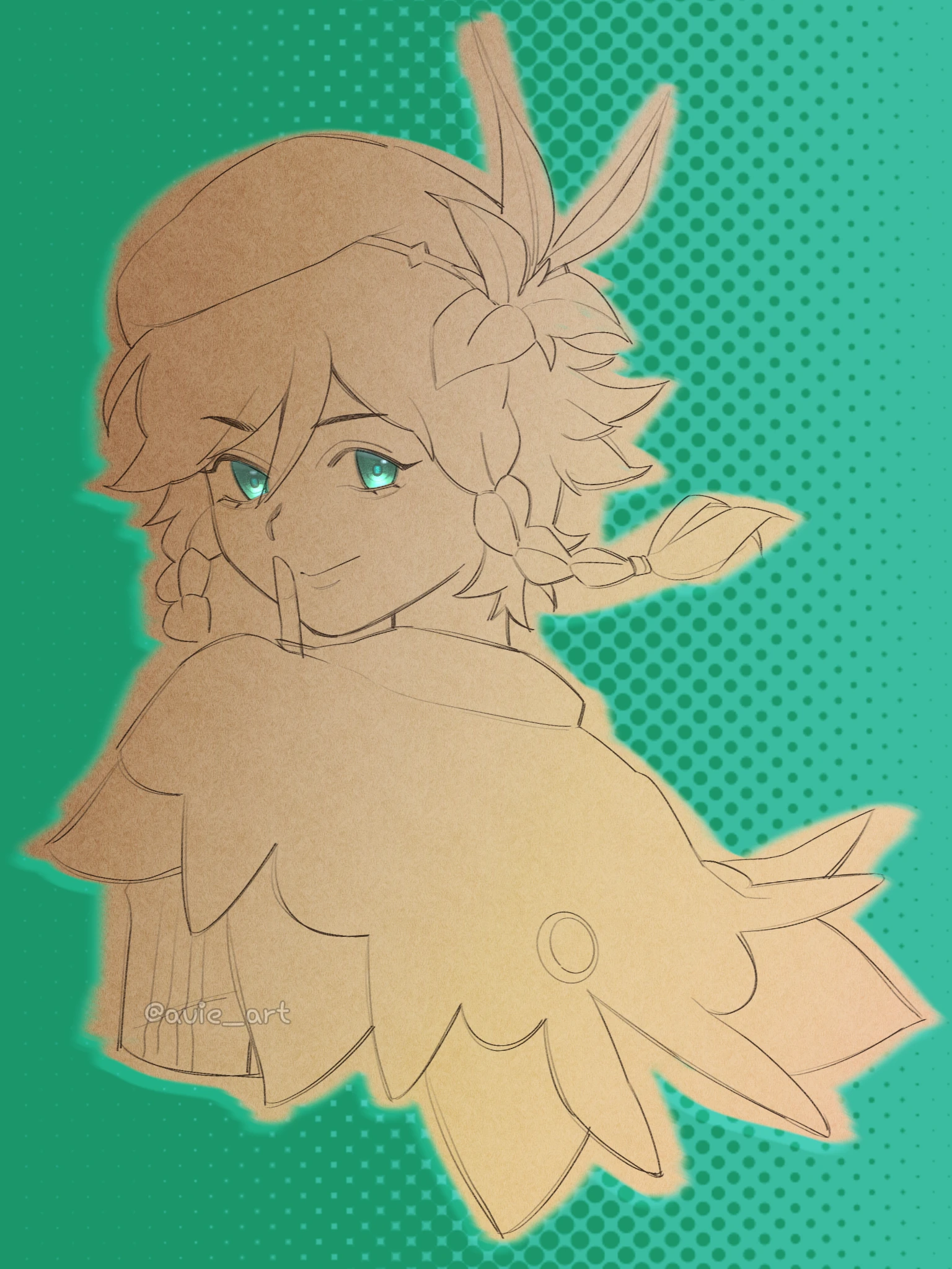 Venti Quick sketch ~ Genshin Impact | HoYoLAB