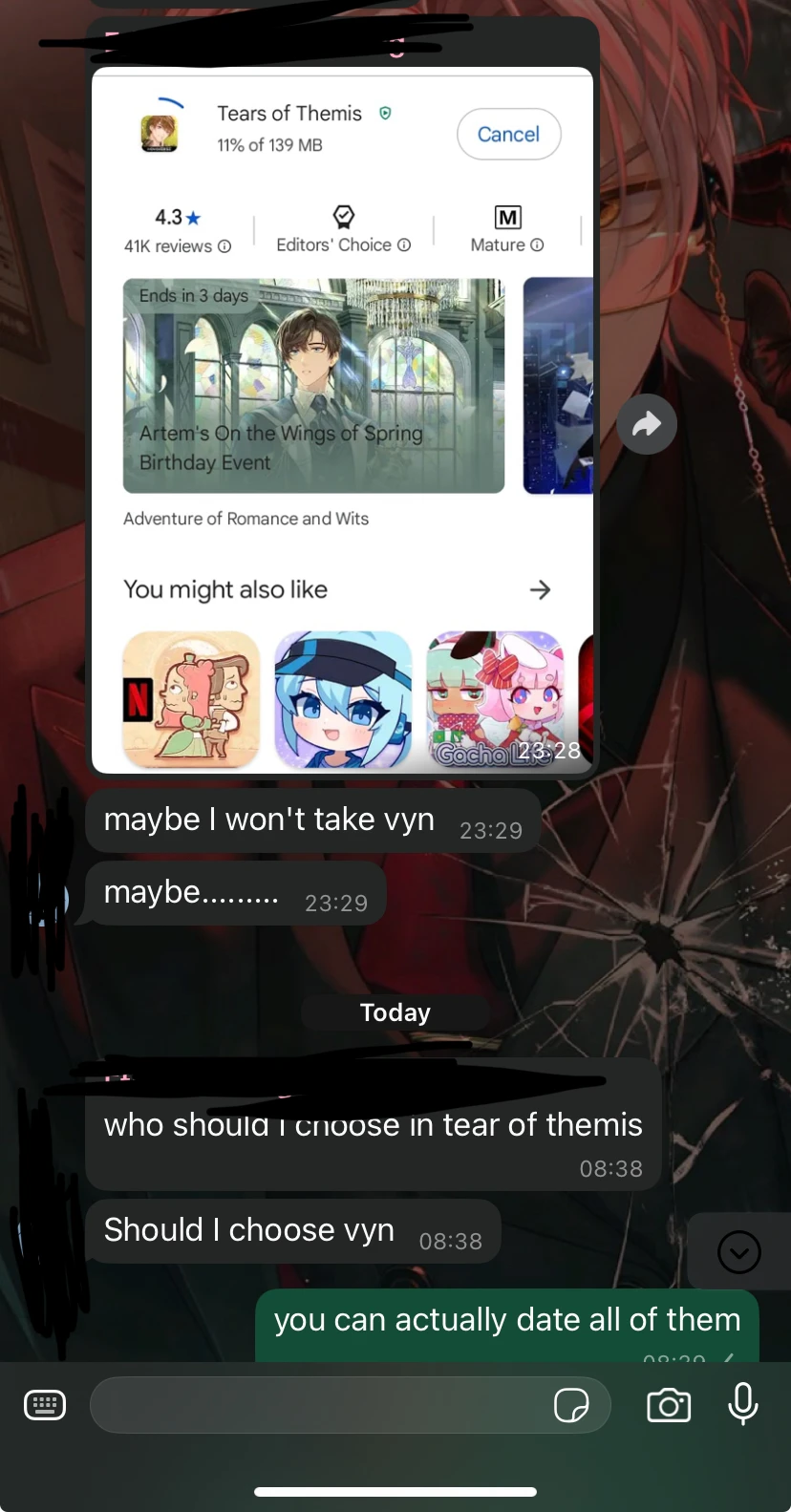 HELP I JUST GOT MY MALE FRIEND TO DOWNLOAD TEARS OF THEMIS Tears of Themis | HoYoLAB