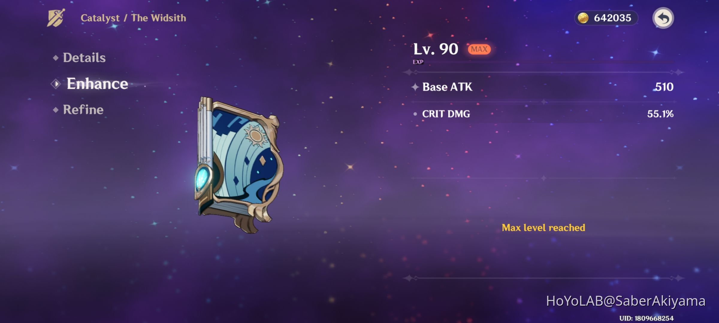 The Widsith Lv 90! Genshin Impact | HoYoLAB