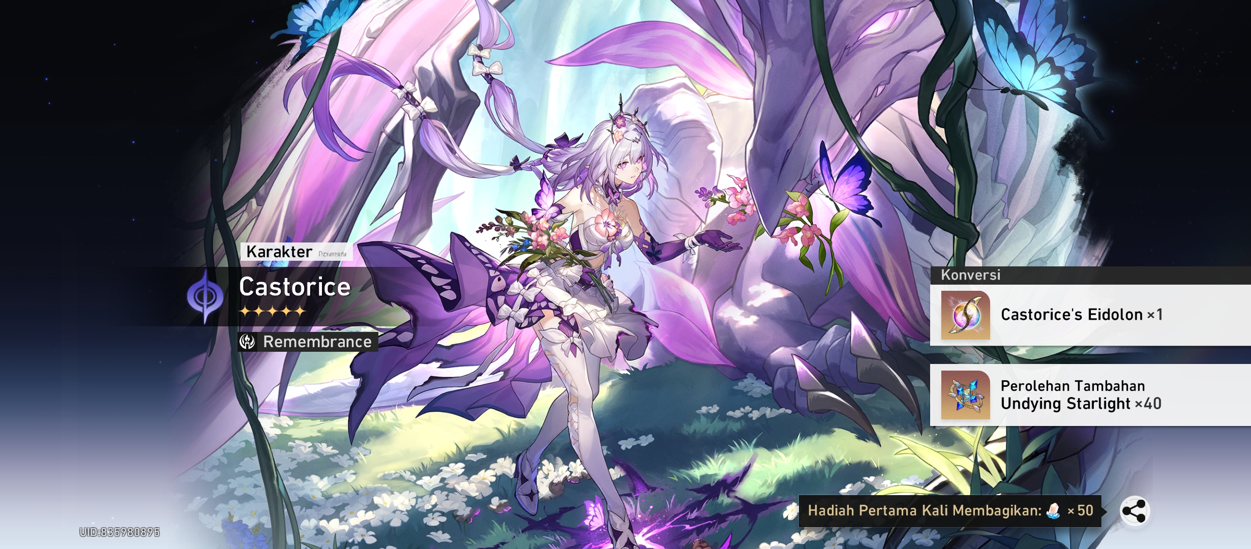 1x Castorice draw (didn't expect to get it because I was hoping for a ...