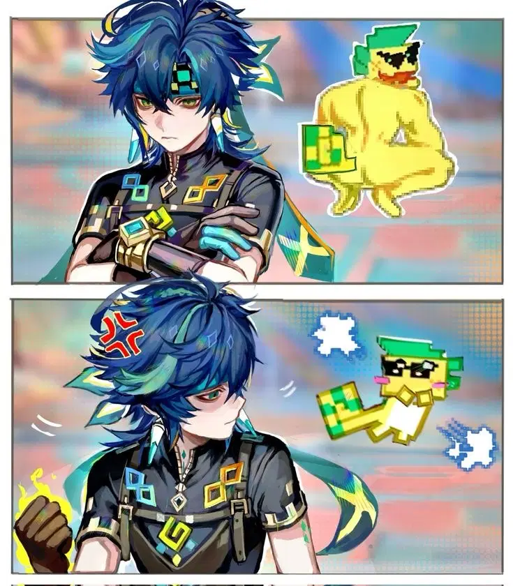 Why do I feel like this is accurately Kinich and Ajaw Genshin Impact ...