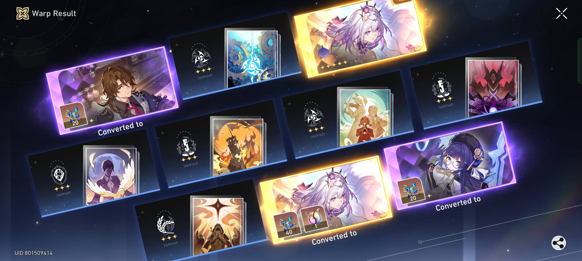 F2P, 2 double 5stars in 1patch 👀 Honkai: Star Rail | HoYoLAB