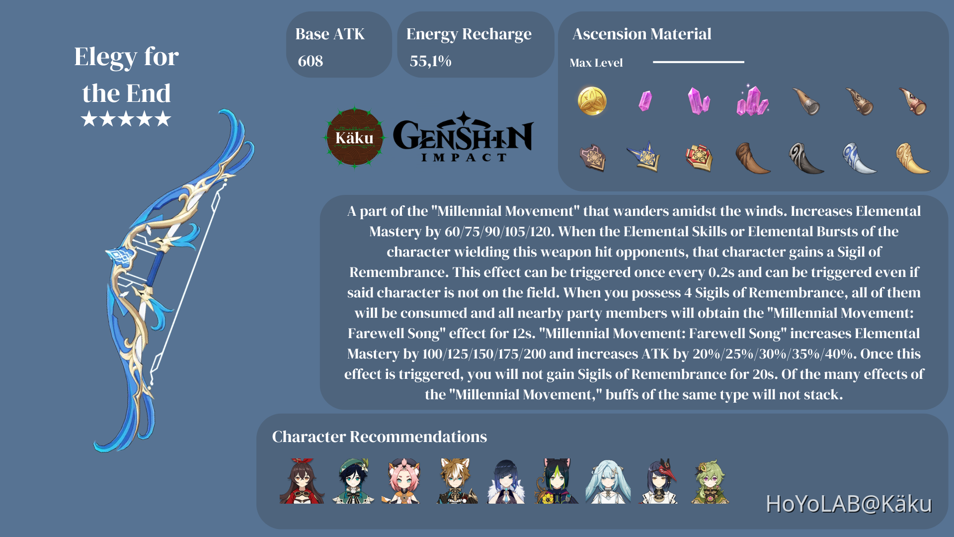Elegy for the End - Weapon Guide Genshin Impact | HoYoLAB
