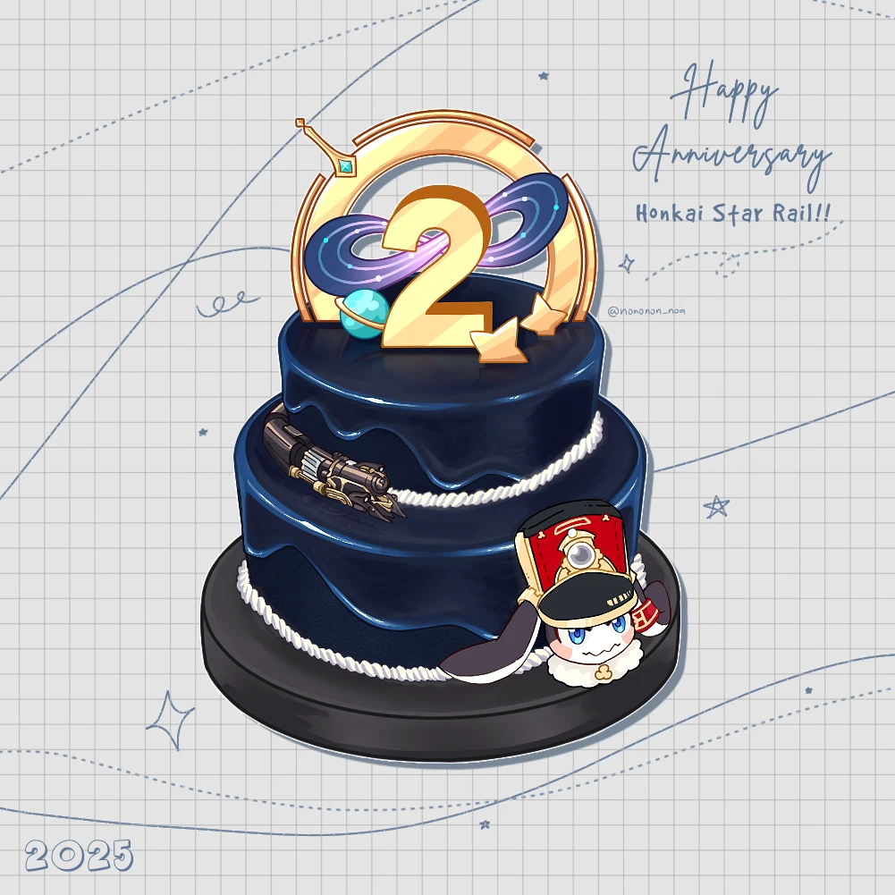 (I couldn\'t join the cake thingy last year) HAPPY ANNIVERSARY HSR ...