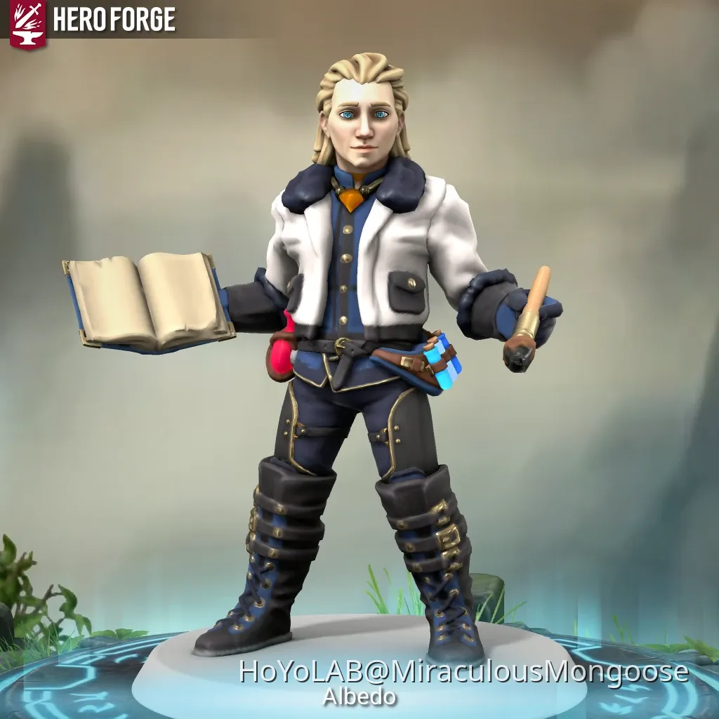 Genshin Characters in HeroForge (Part 1) Genshin Impact | HoYoLAB