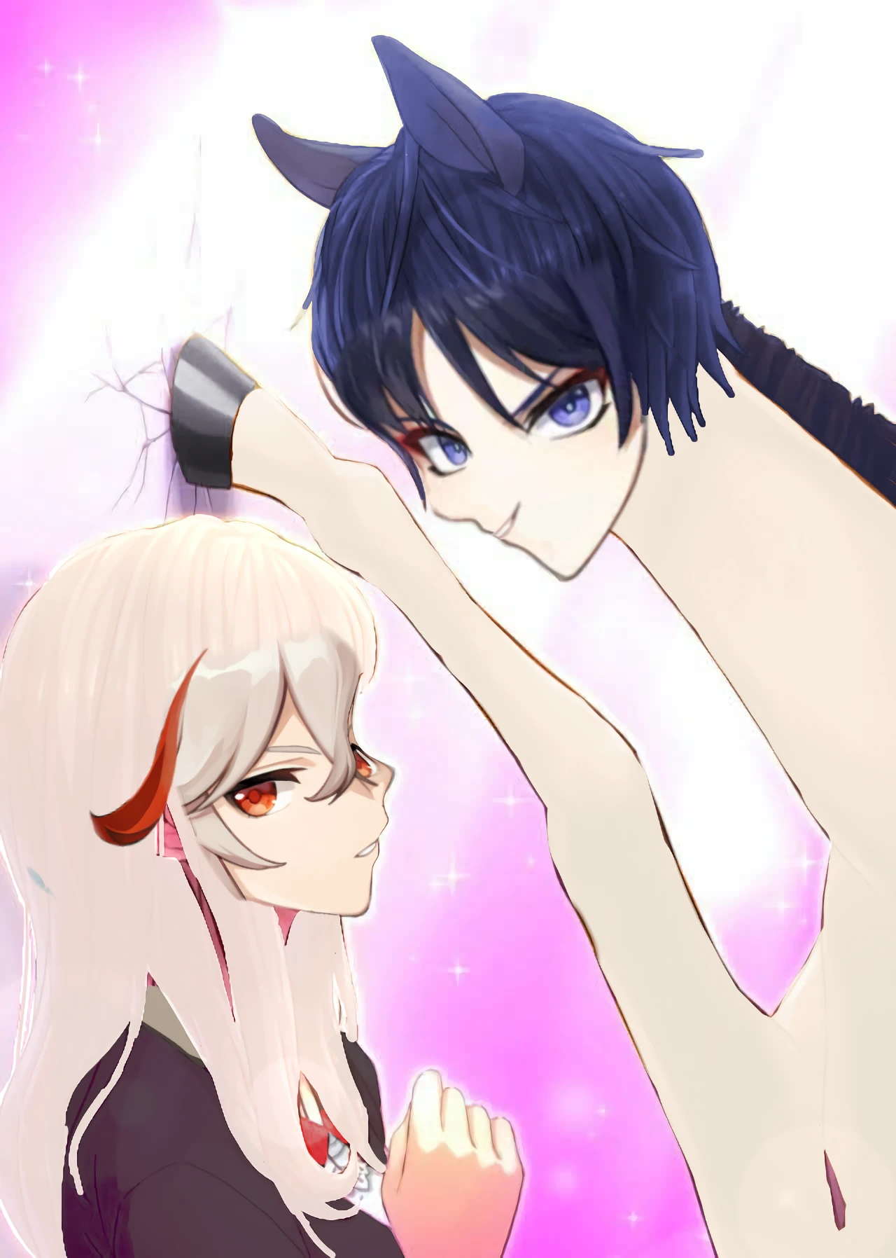 guess who's back w another amazing scara masterpiece Genshin Impact ...