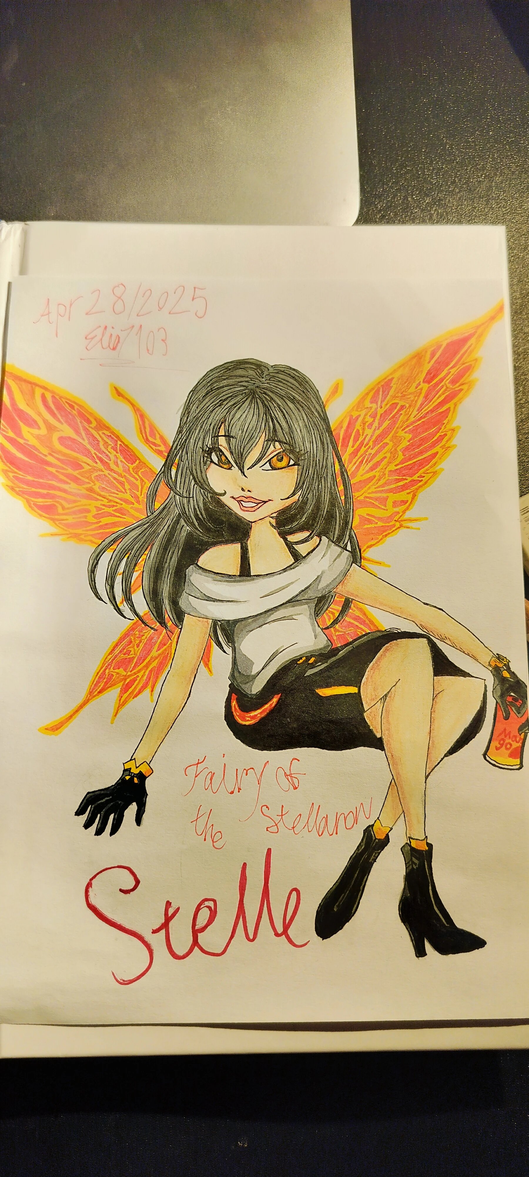 Happy second anniversary of HSR, Here's a drawing of Stelle in the ...