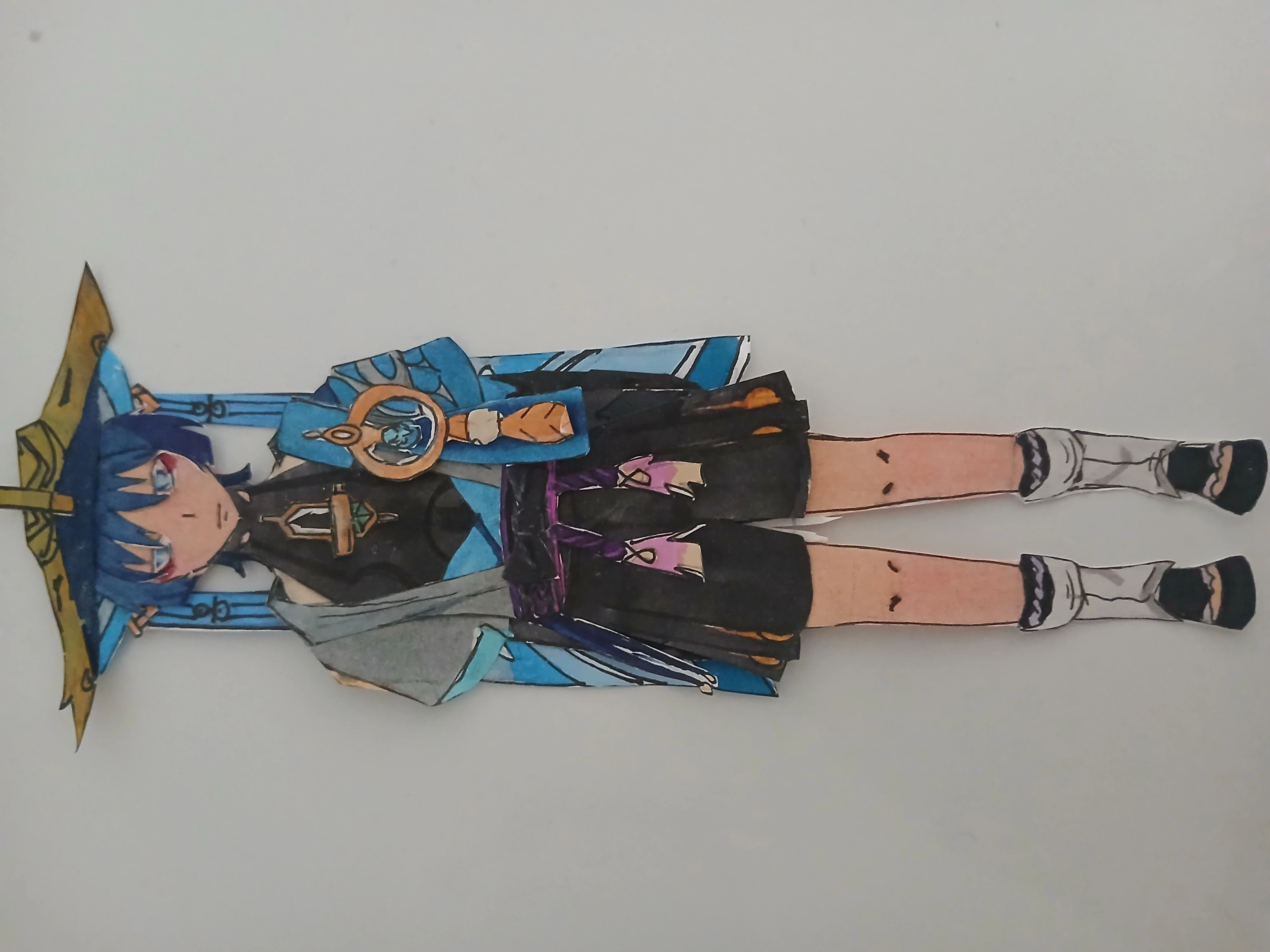 Wanderer paper doll i made! Genshin Impact | HoYoLAB