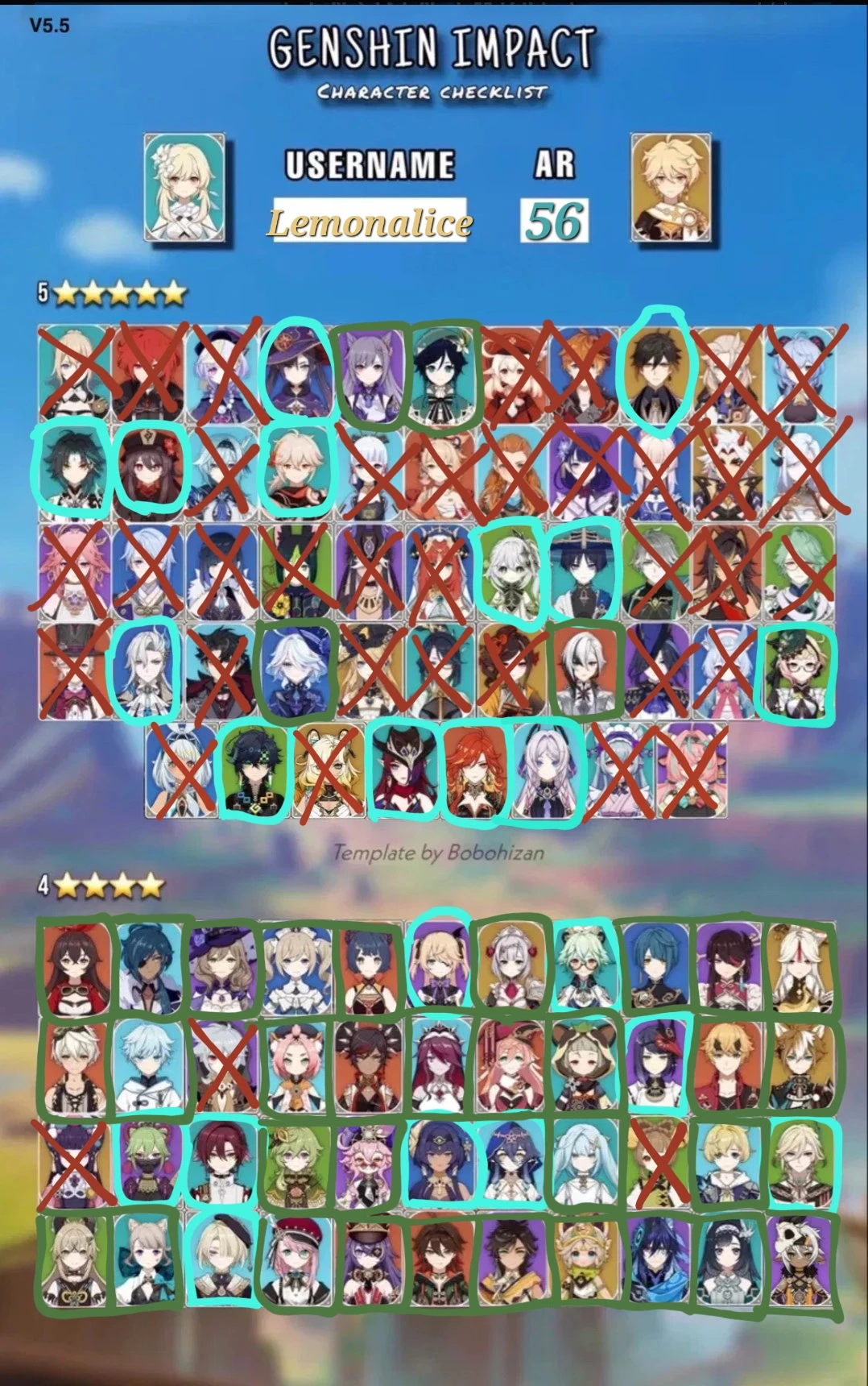 My Characters Inventory 🥲👍 Genshin Impact | HoYoLAB