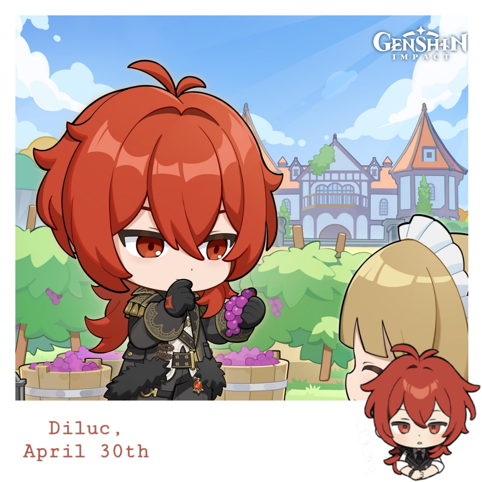 Happy Birthday , Diluc.💜 Genshin Impact | HoYoLAB