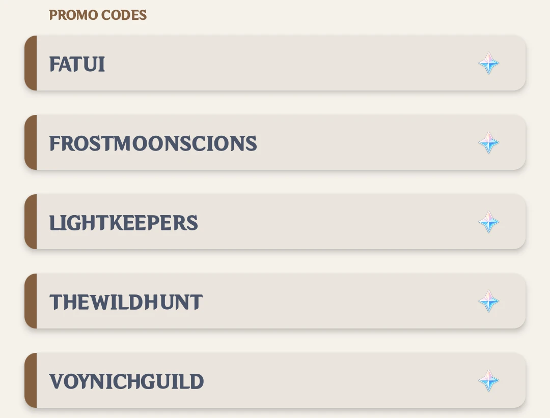 New 5 promo codes 5.6 Genshin Impact | HoYoLAB