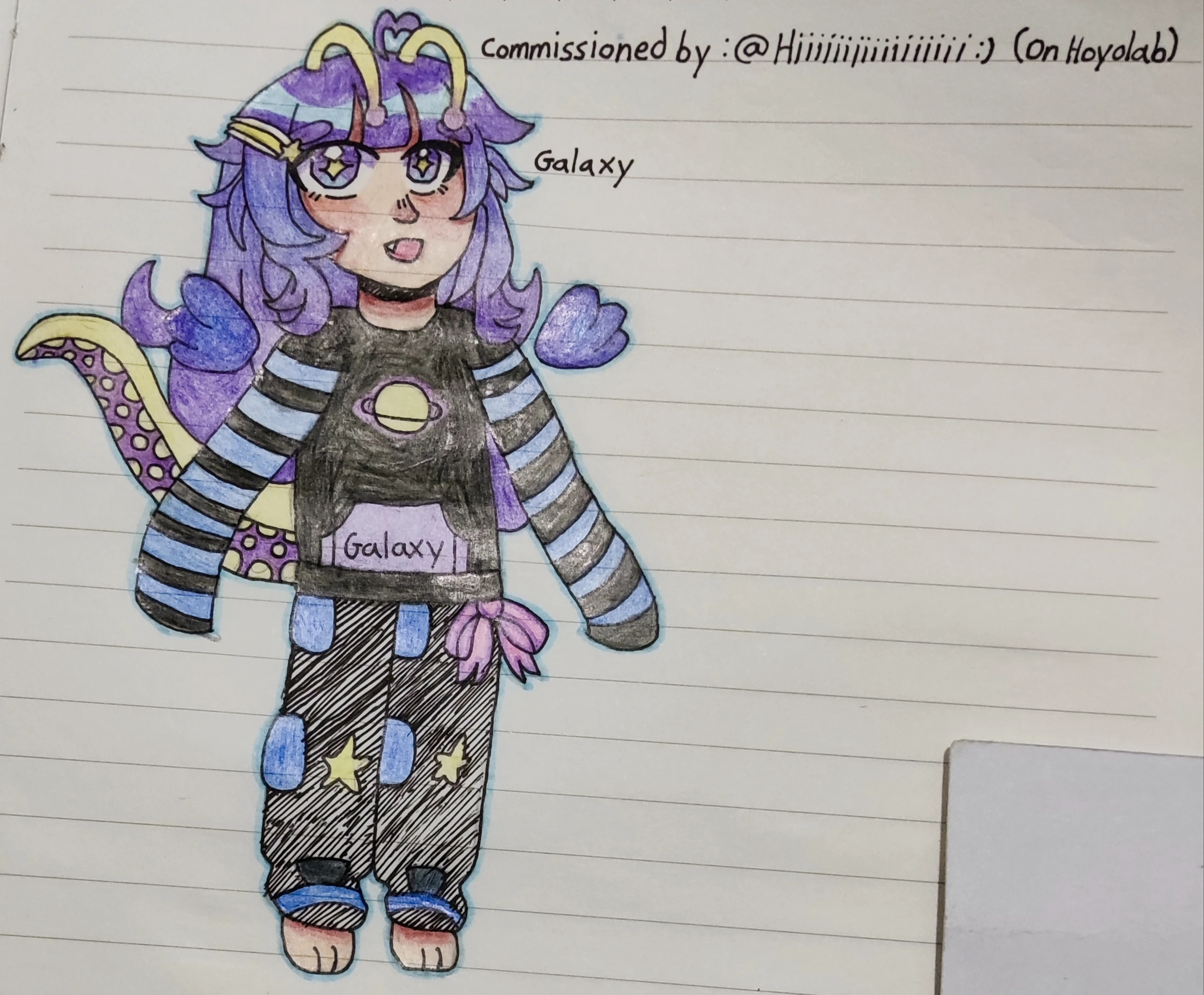 Drawing @Hiiiiiiiiiiiiiiii :) Oc Galaxy #Galaxy's DTYIS Genshin Impact ...
