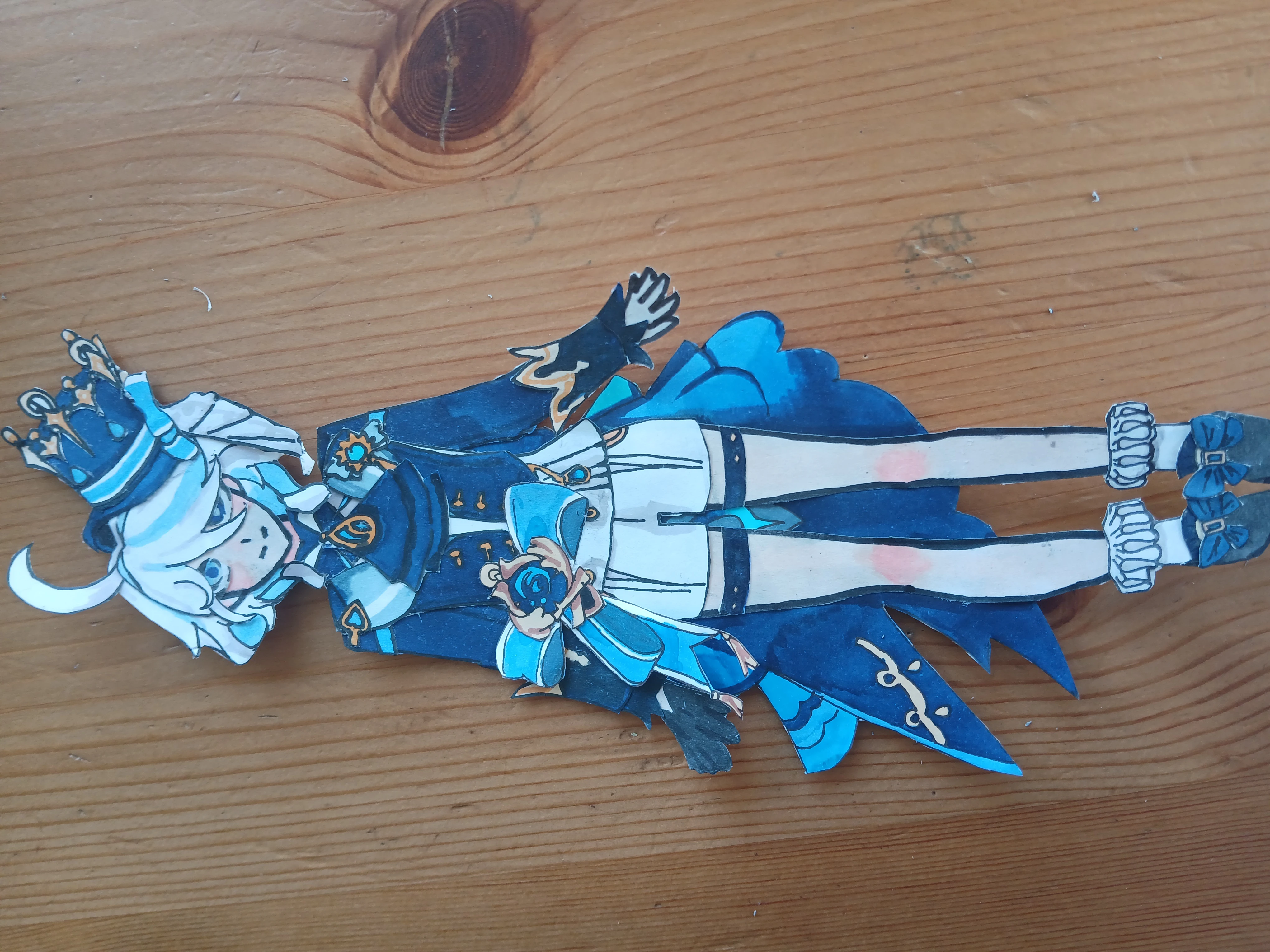 This Furina paper doll took me weeks... Genshin Impact | HoYoLAB