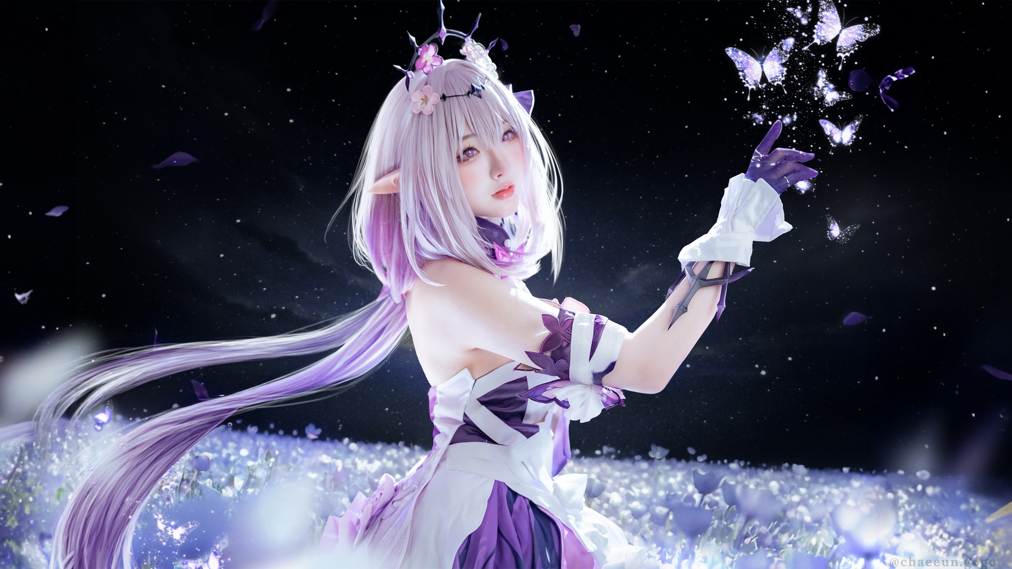 My Castorice cosplay 🦋💜 Honkai: Star Rail | HoYoLAB