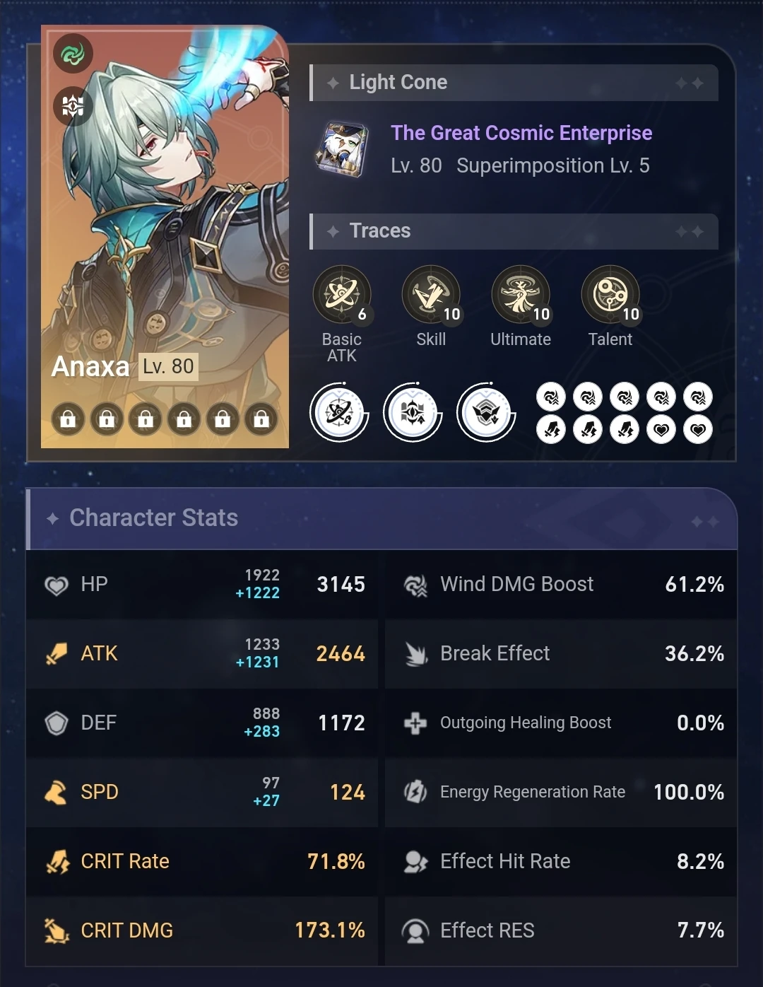 Anaxa build/team question! Honkai: Star Rail | HoYoLAB
