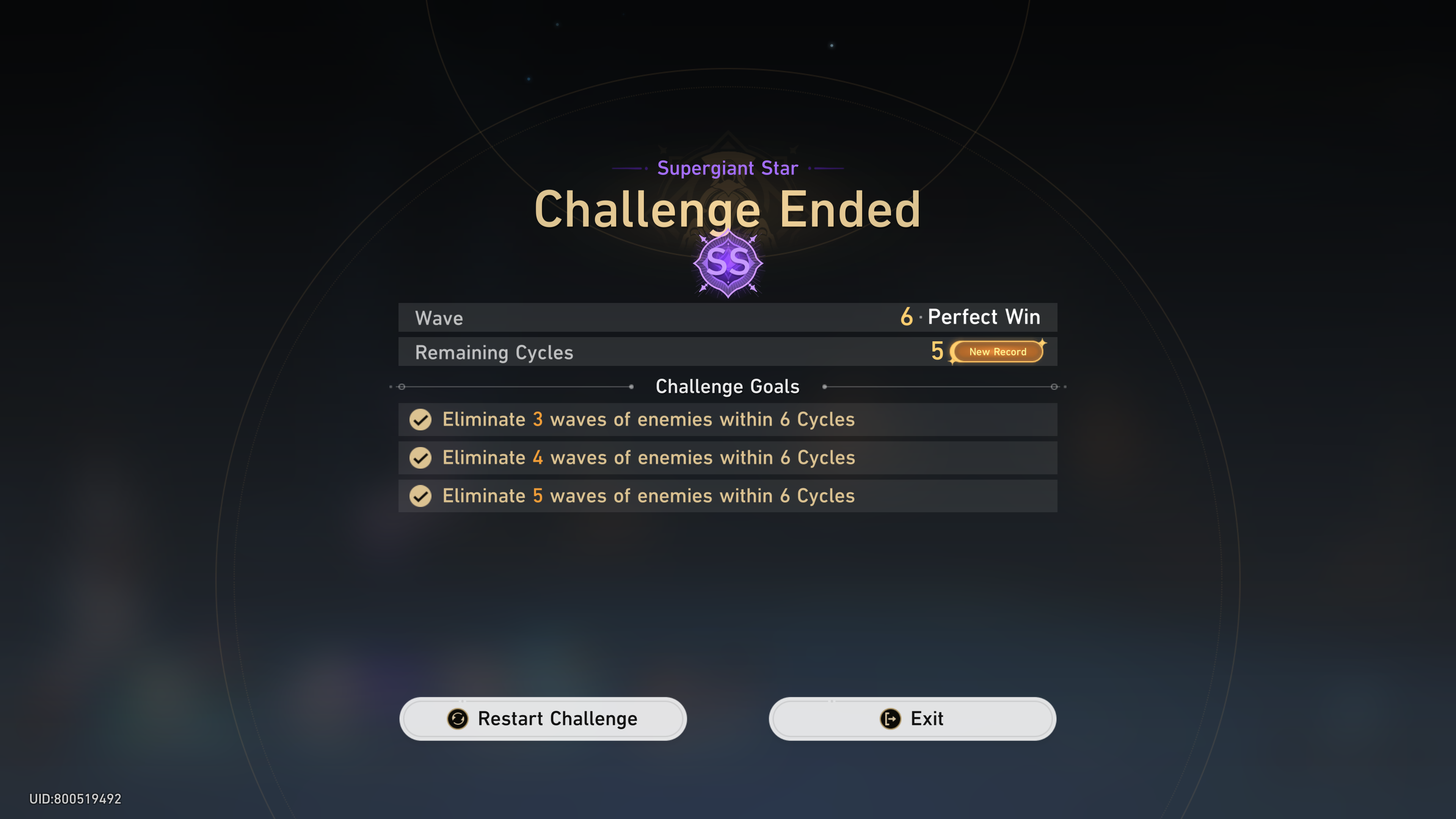 Morning Starlight - Echoes of Storm (Stage 4) 0 Cycle cleared! Honkai ...