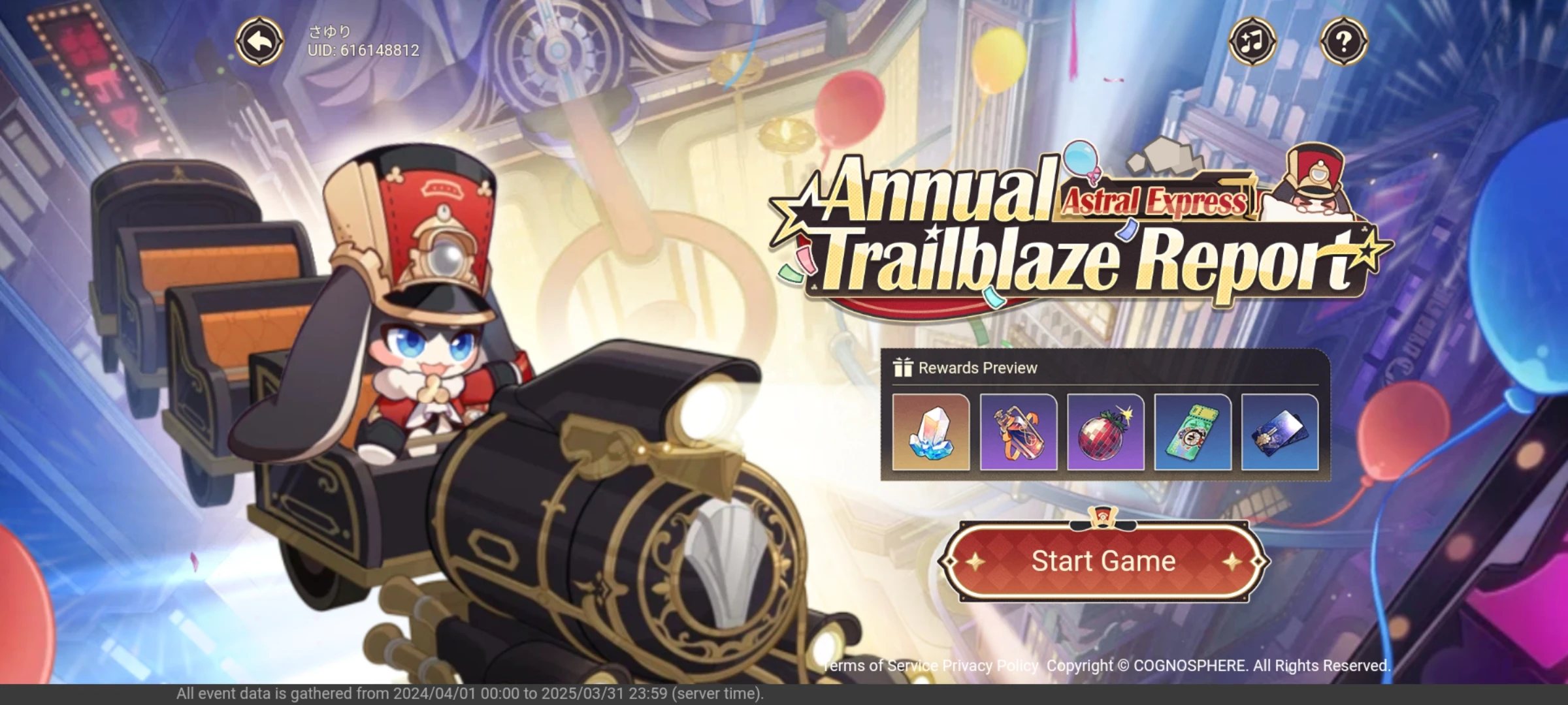 Annual Astral Express Trailblaze Report Honkai: Star Rail | HoYoLAB