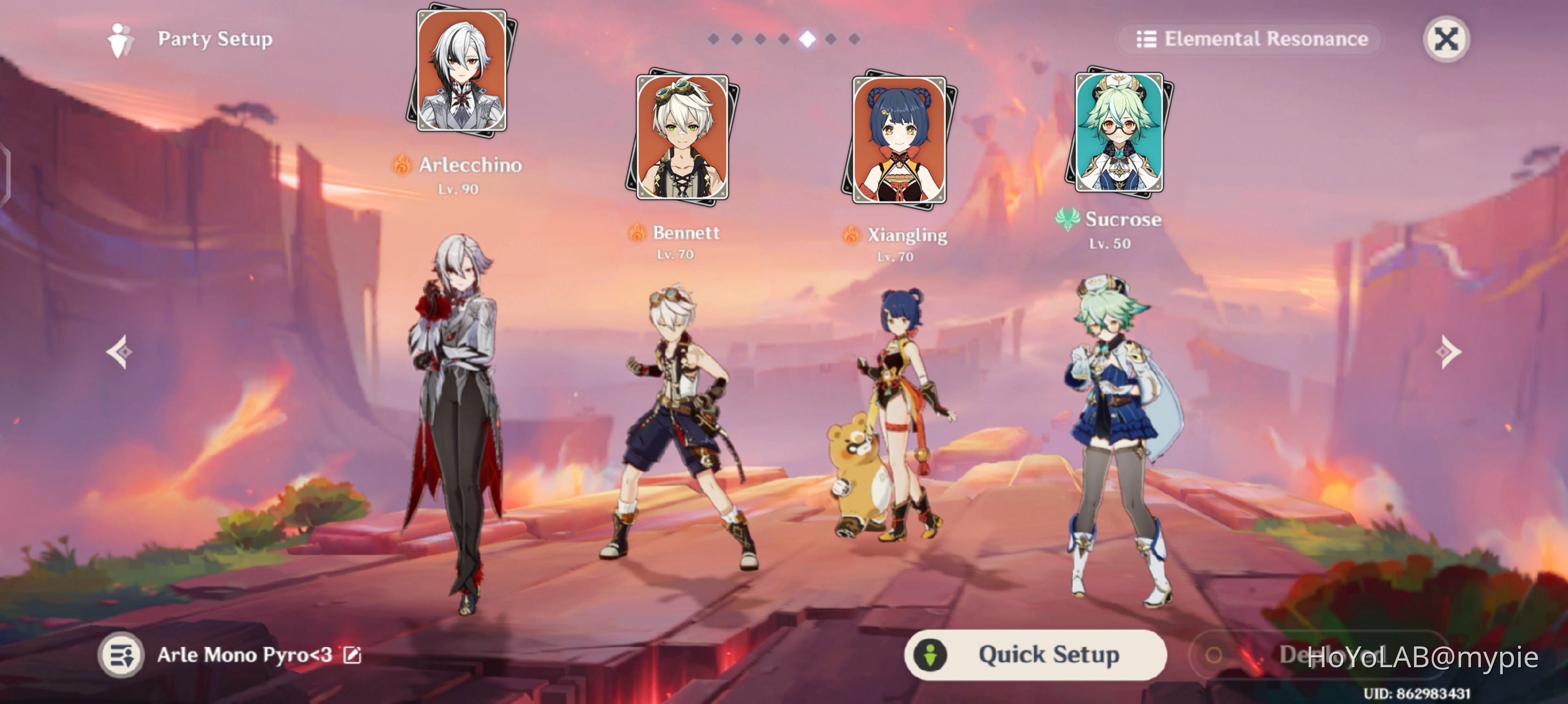 Never expected Mono Pyro Arlecchino to be THIS GOOD >_