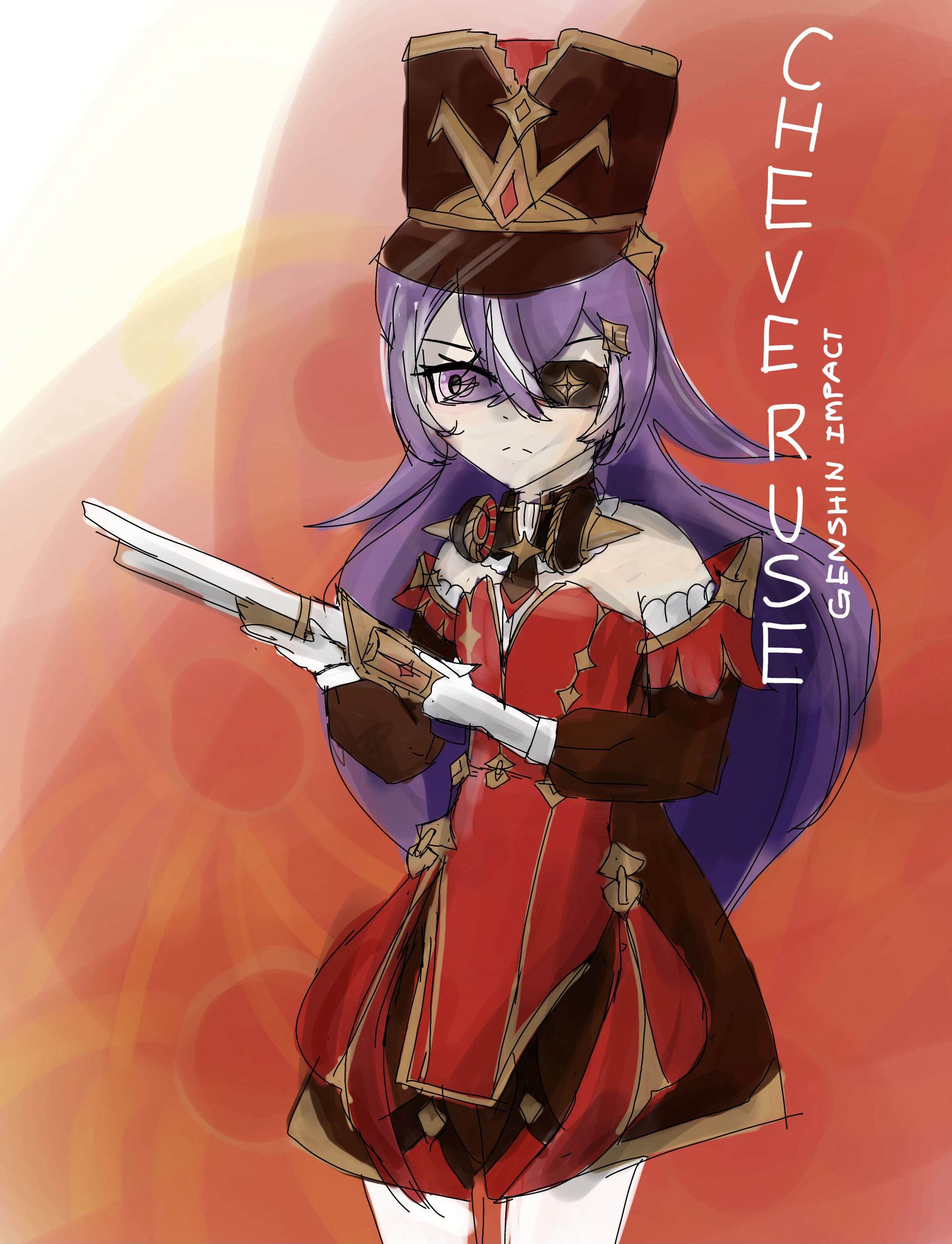 Cheveruse FanArt Genshin Impact | HoYoLAB