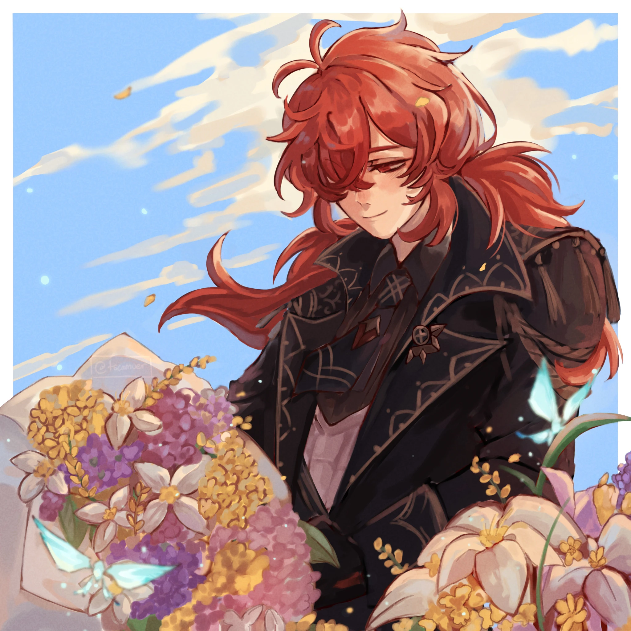 HAPPY BIRTHDAY DILUC!!!🍇🔥🦉Art~ Genshin Impact | HoYoLAB