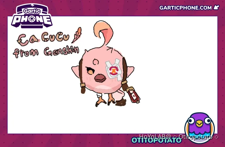 I drew Cacucu on Gartic ^^ Genshin Impact | HoYoLAB